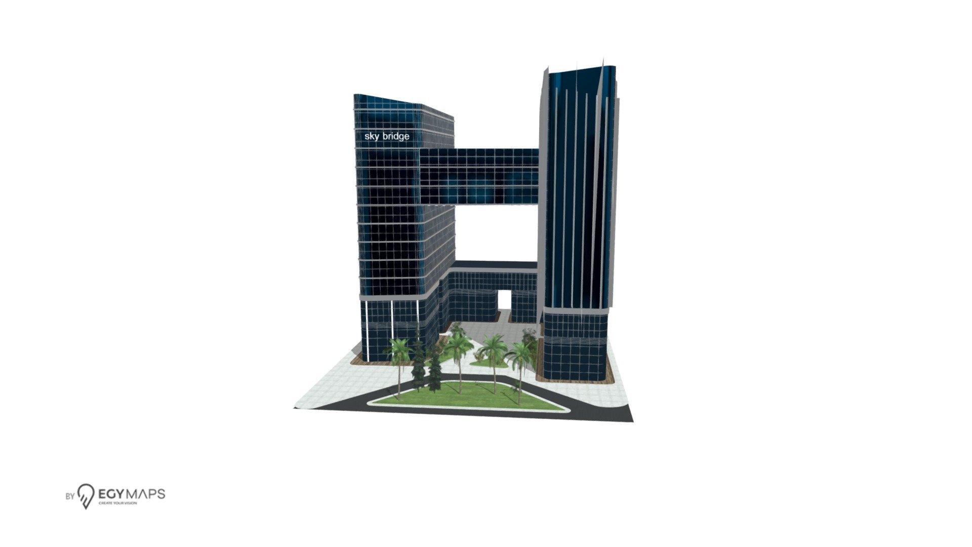 Sky Bridge Mall - 3D model by Egy-maps [88f0edf] - Sketchfab