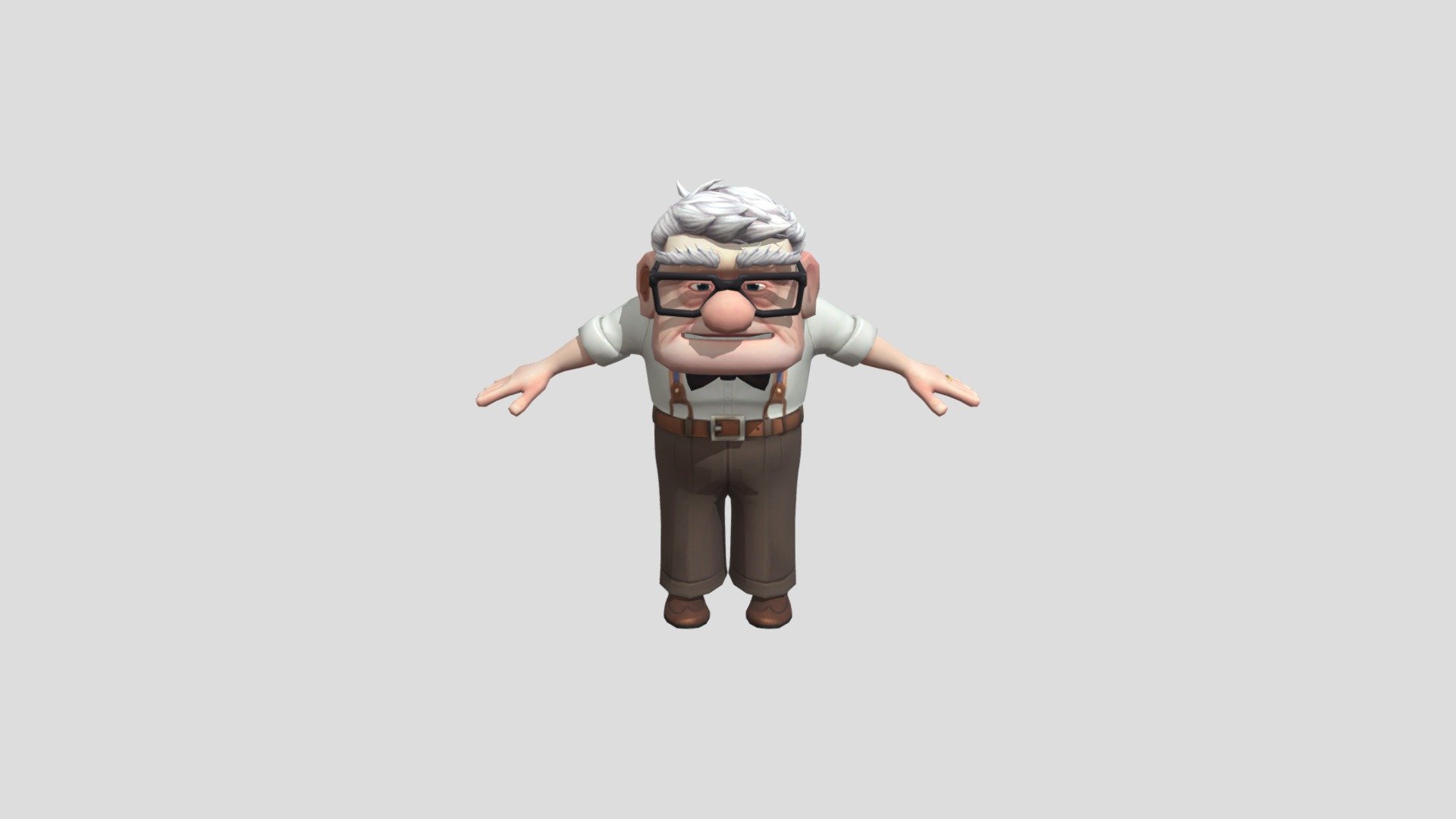 Carl Fredckisen (Up) - 3D model by CucaGameDev [88f1b0c] - Sketchfab