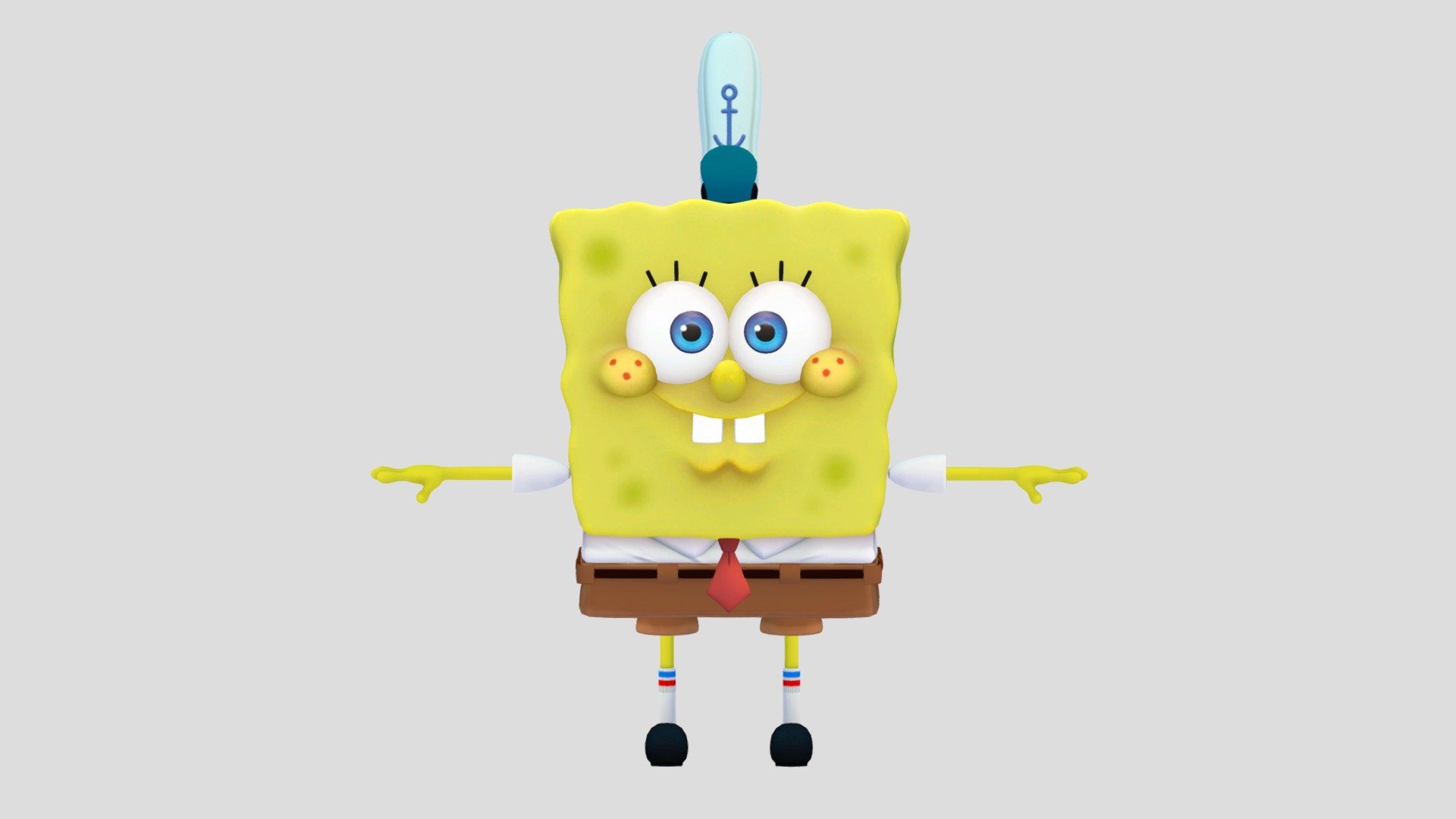 NASB2 - SpongeBob (Cook Hat Costume) - Download Free 3D model by SMF ...