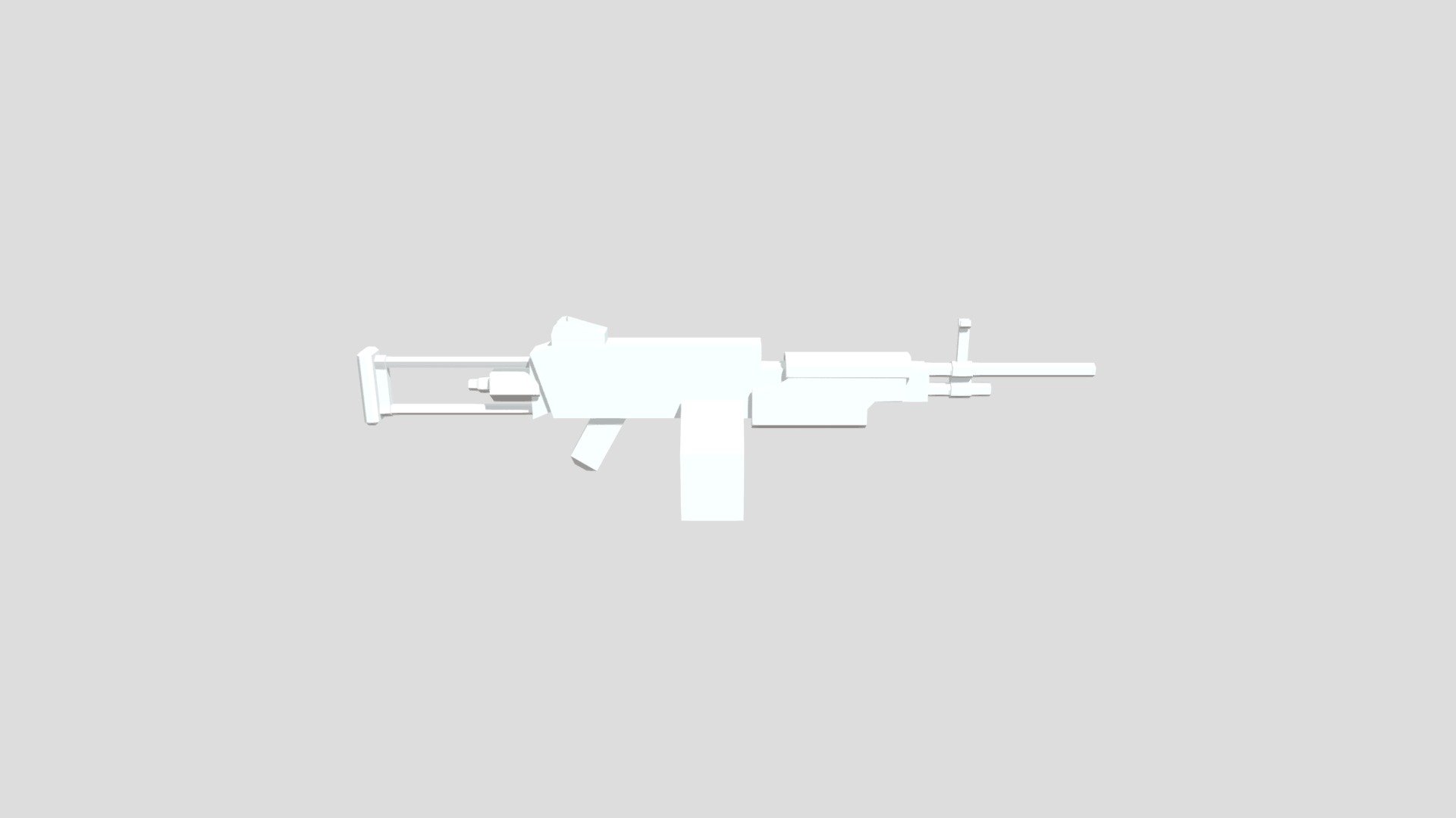 Low Poly M249 LMG - Download Free 3D model by Andro (@AndreaPseudoChen ...