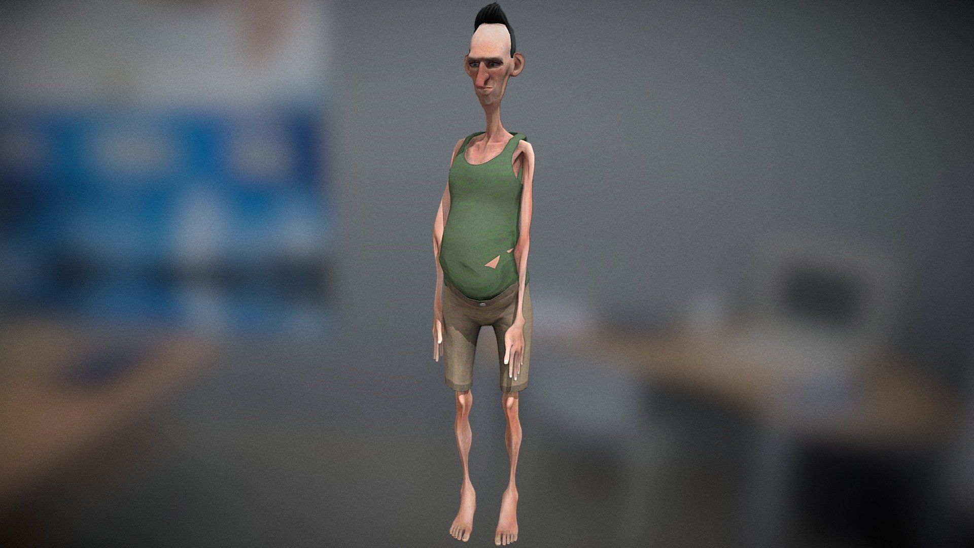 Angry neighbor pose - Download Free 3D model by ValePro10 [88f2f7f ...