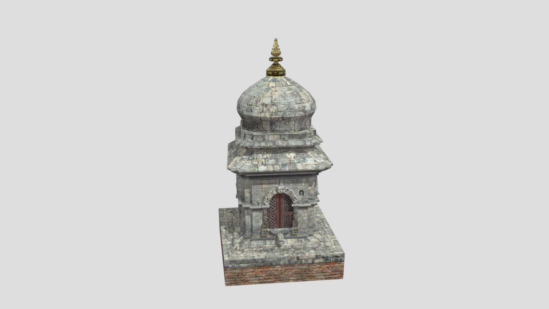 Hindu Temple C - 3D model by kshitiz1542 [88f3710] - Sketchfab