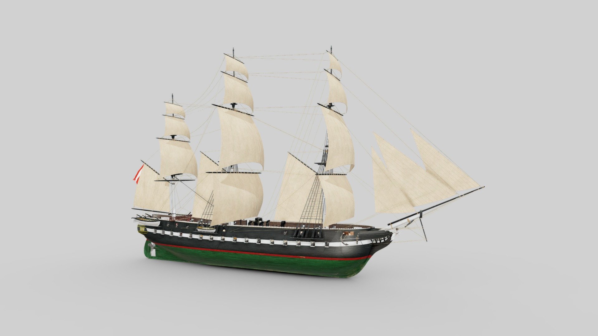 Novara_vapore - 3D model by Matt Animdrops (@animdrops) [88f572c ...