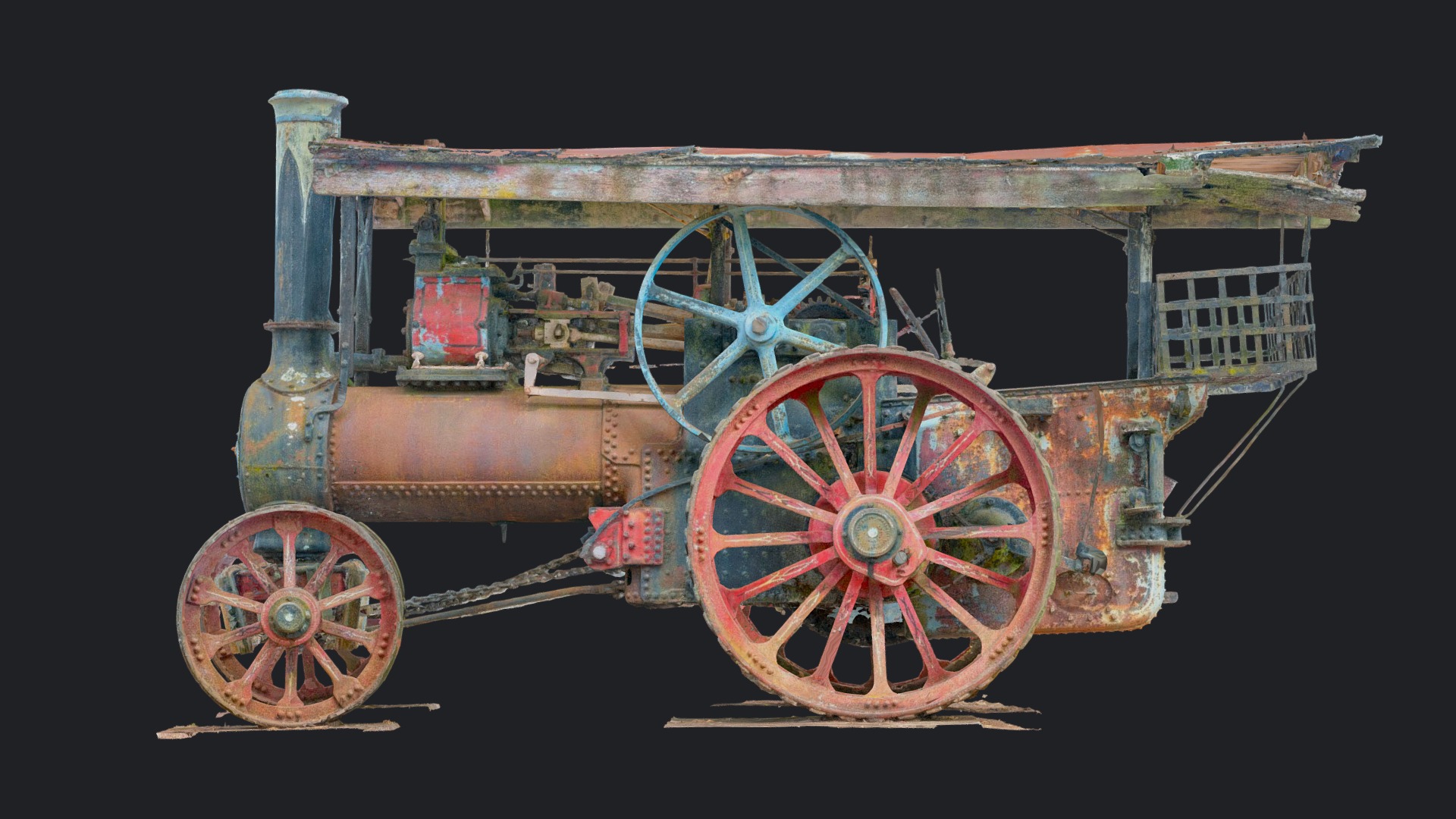 Marshall Steam Traction Engine - 3D model by PeterPWS [88f83ea] - Sketchfab