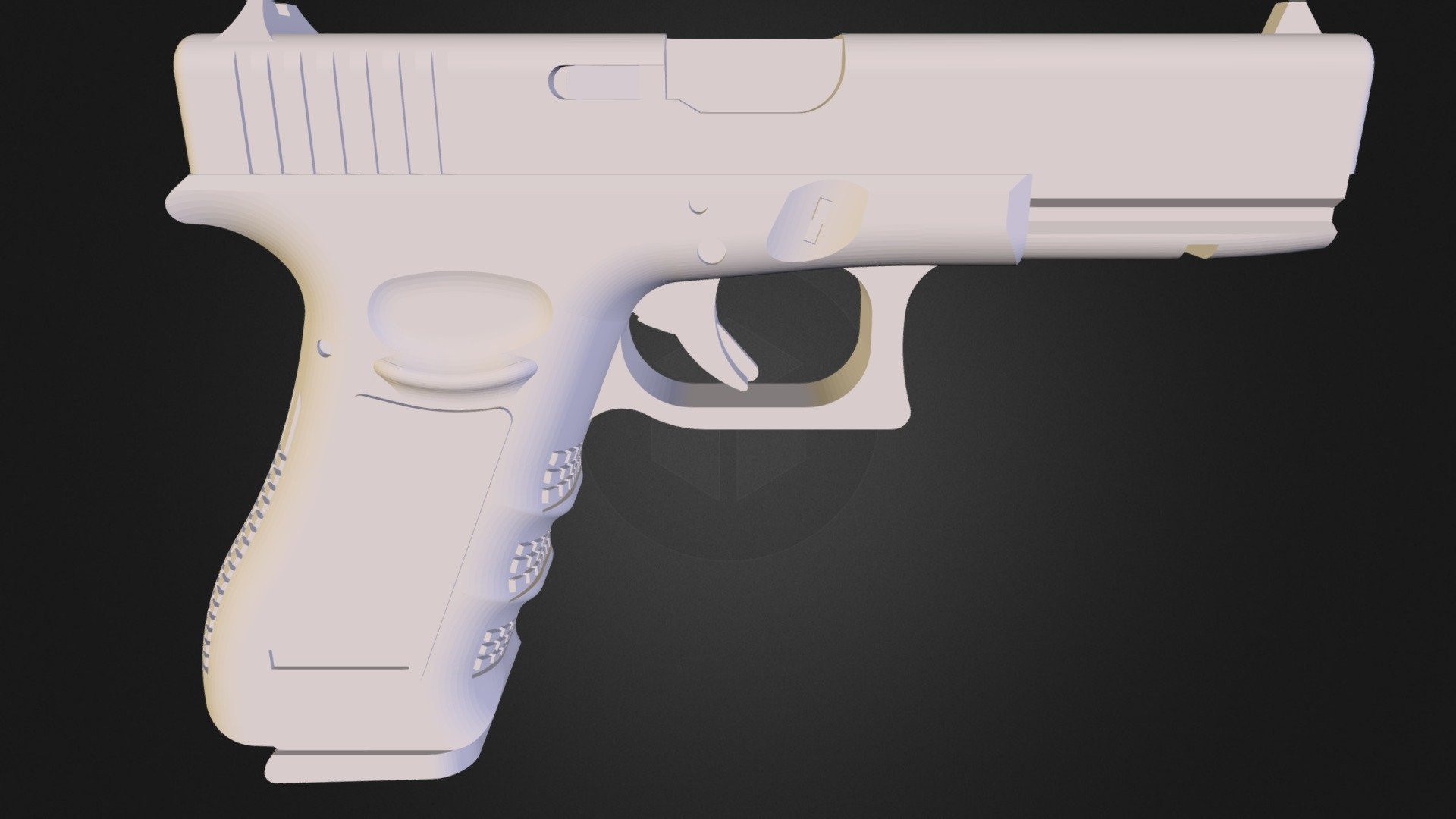 Glock 22 - Rough - 3D model by The Hazy Vagrant (@VagrantIndustries ...