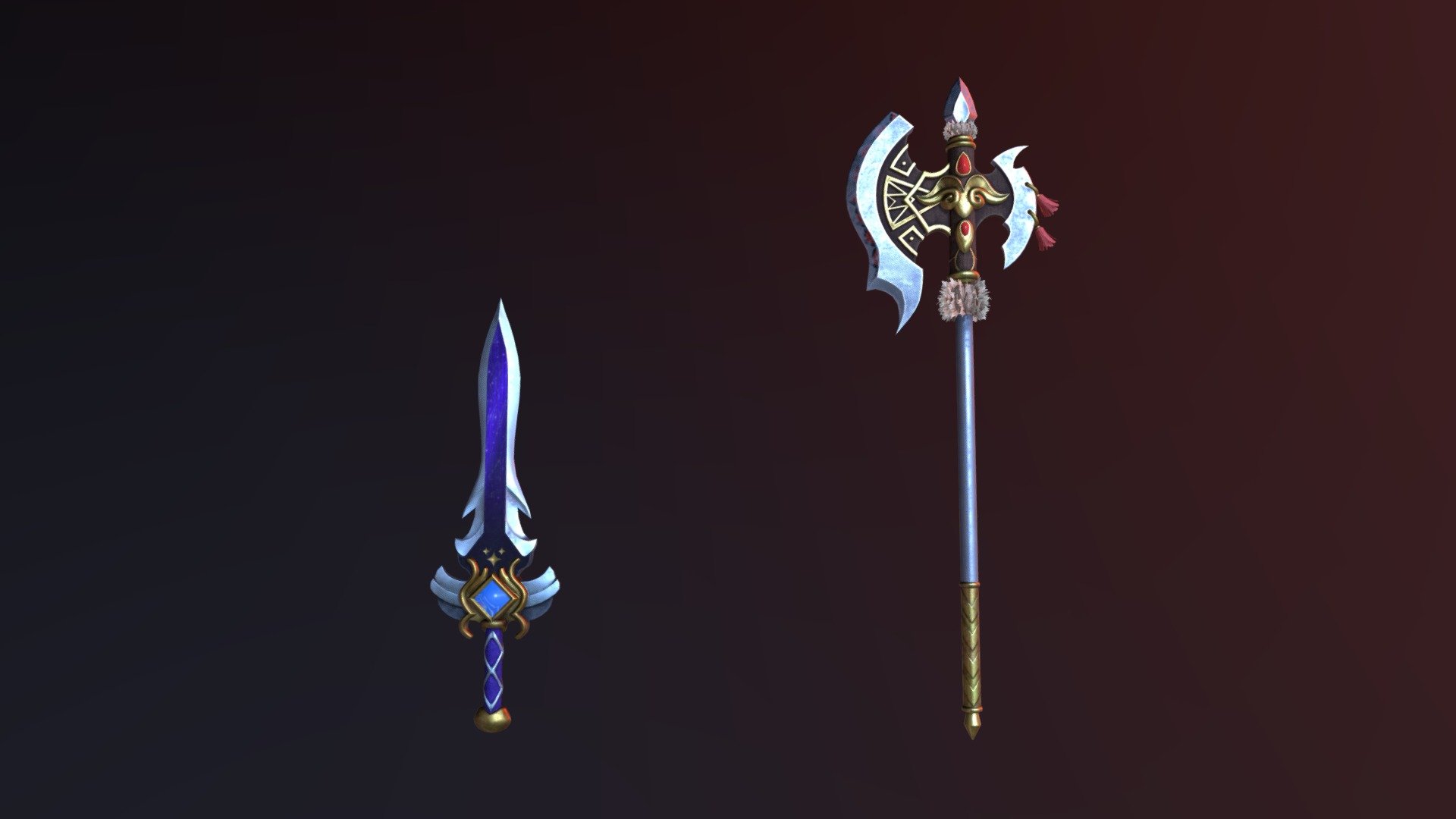 MapleStory Weapons - 3D model by Garrick Chan (@GarrickChan) [88f94c4 ...