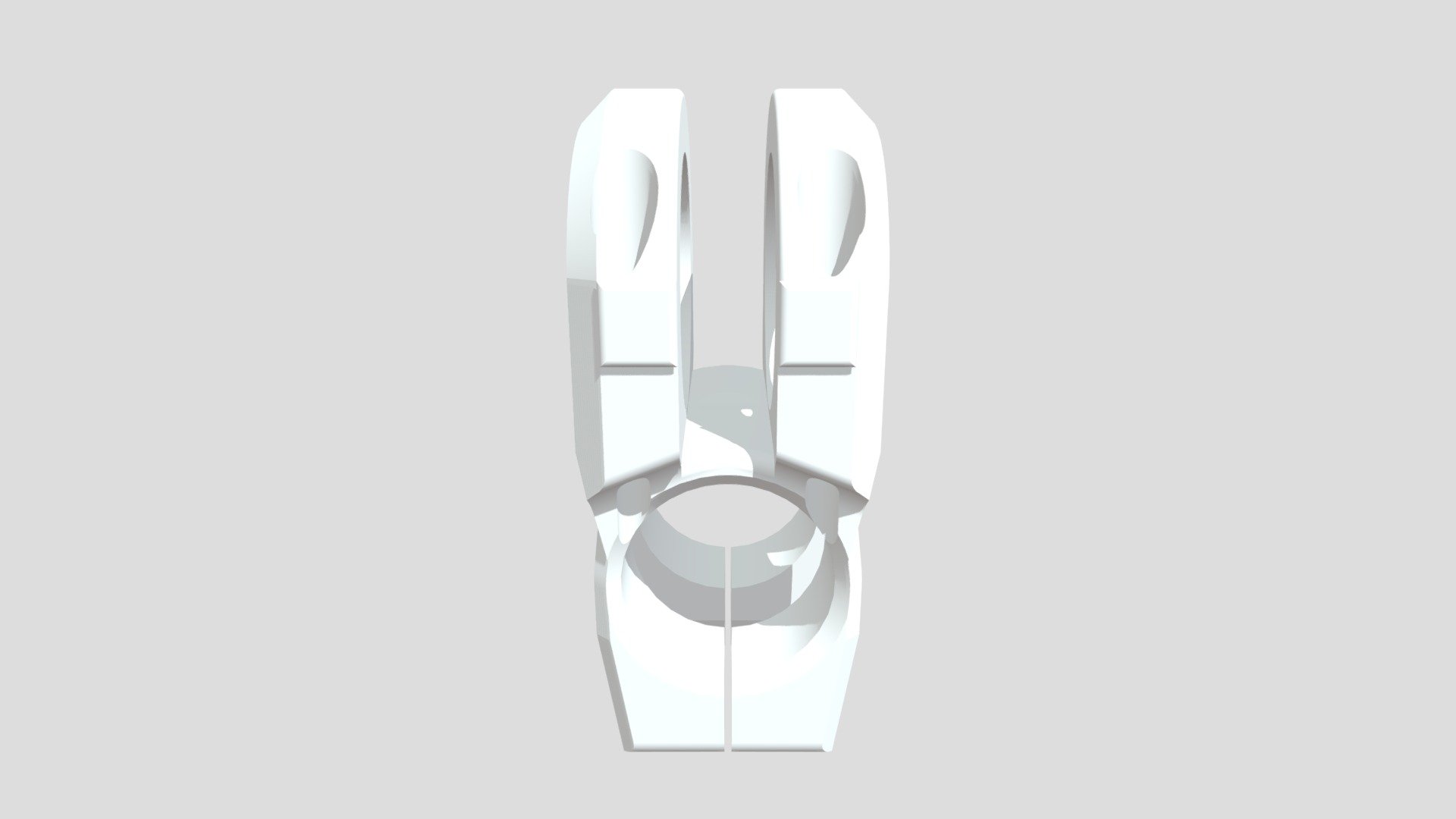 Bike Stem 35mm Bar Clamp - 3D model by DevonDoes3D [88fcb94] - Sketchfab