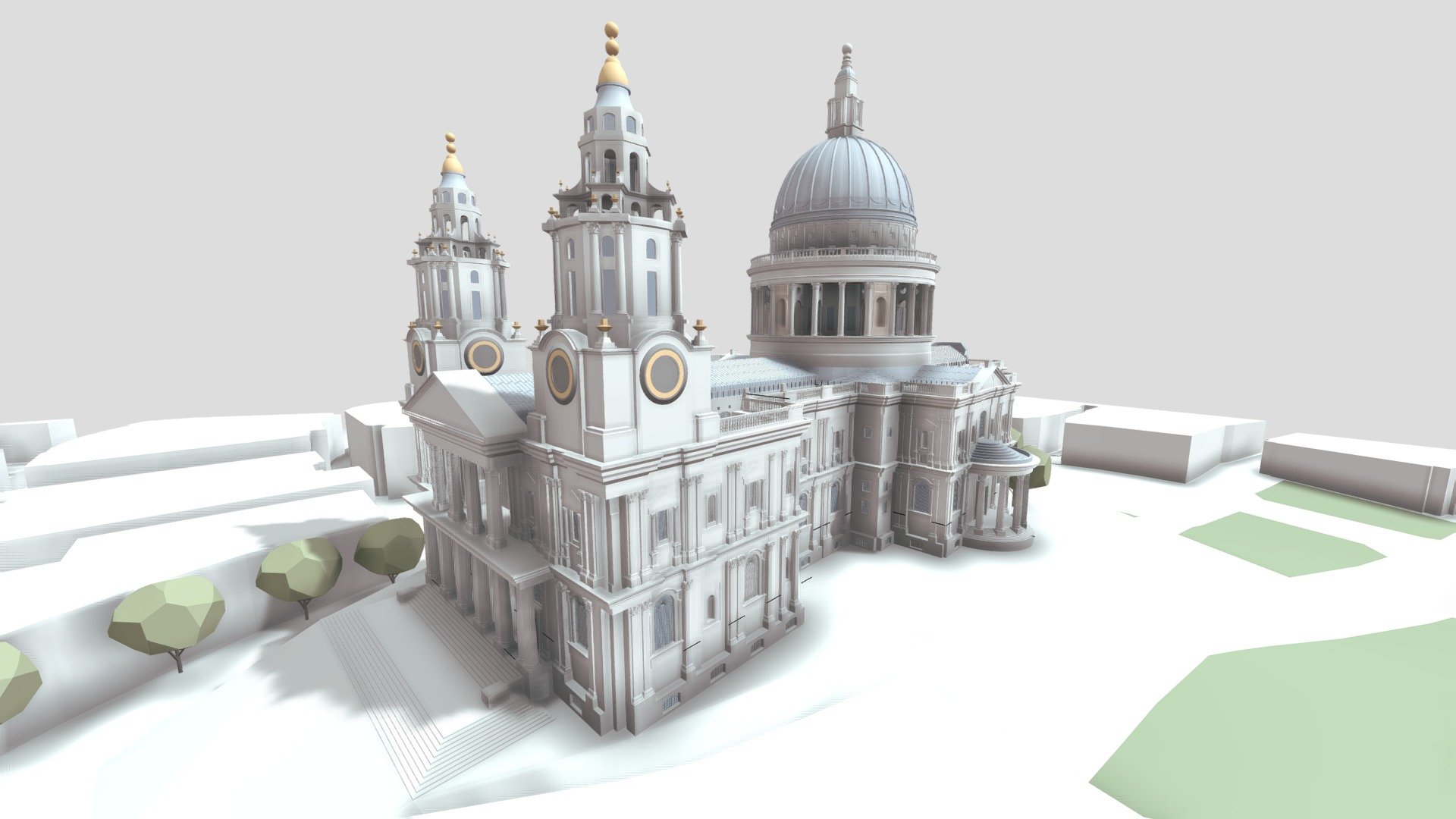 St Paul's Cathedral - Buy Royalty Free 3D model by Vlad.Dumitru ...