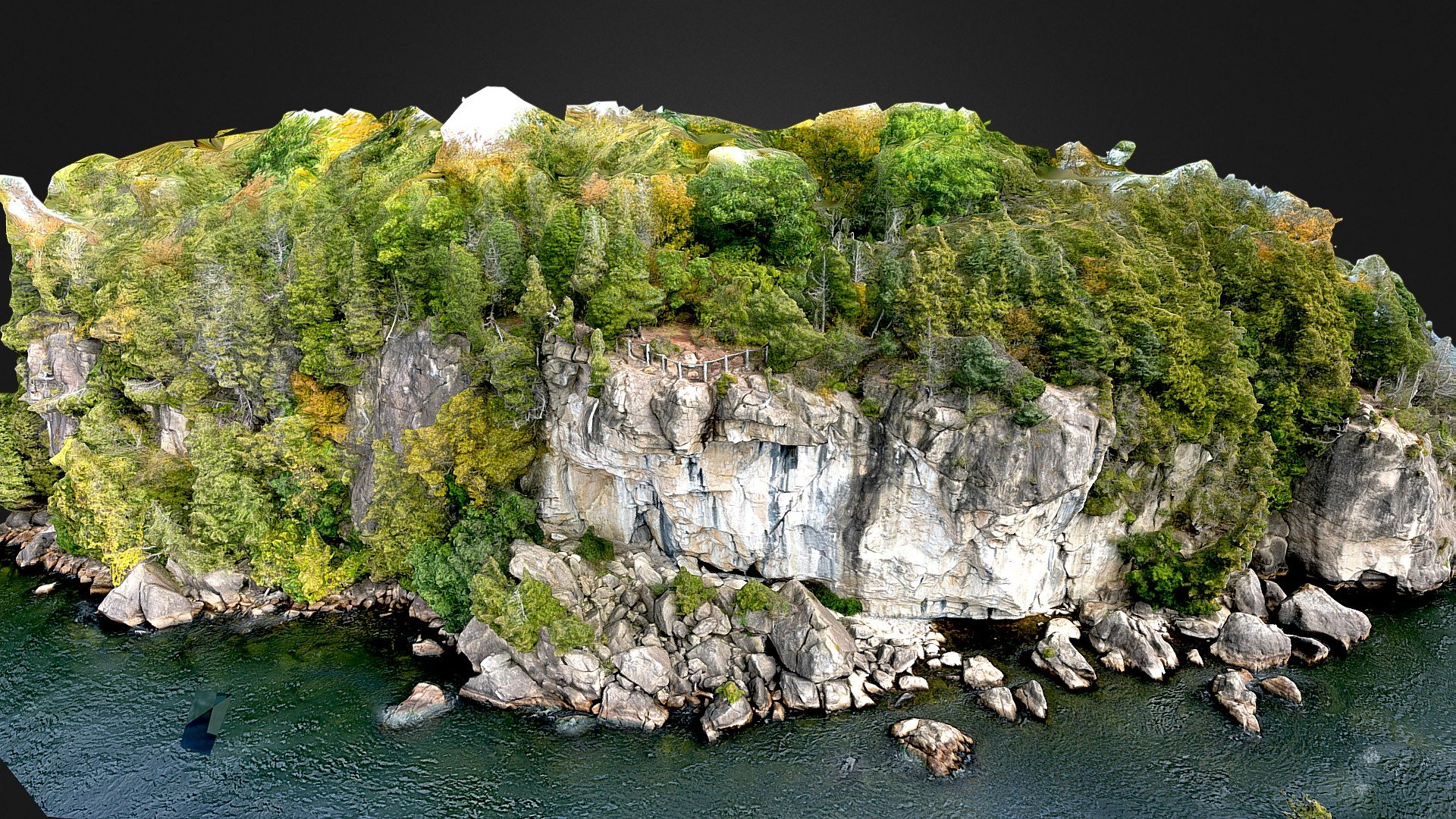 Lone Rock Point Burlington Vermont - Download Free 3D model by ...