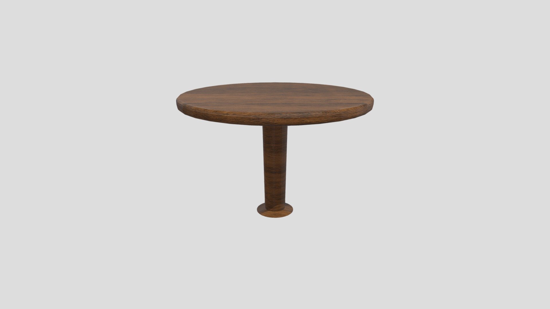 round wooden table - Download Free 3D model by Paul.Egberts [88fed16 ...