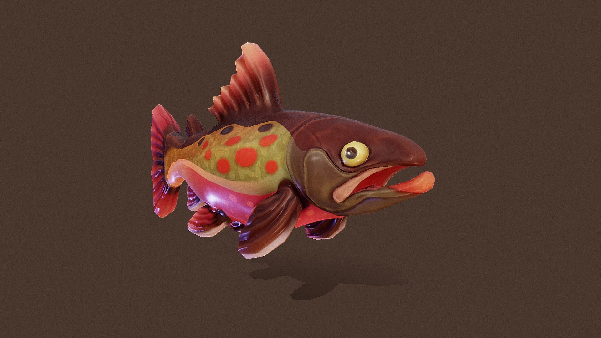 Stylized Char Fish - Buy Royalty Free 3D model by Kirwick [88ff195 ...