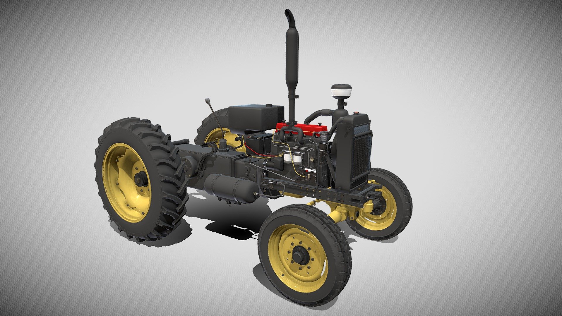 Tractor Chassis - Buy Royalty Free 3D model by dragosburian [890030c ...