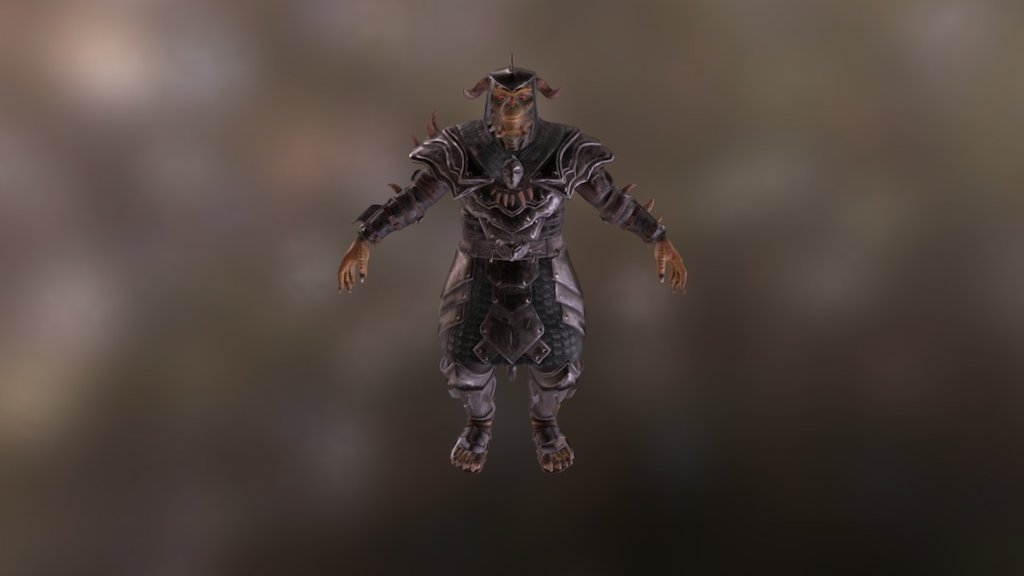 Argonian Shadow Scale - 3D model by Danie [89014c3] - Sketchfab