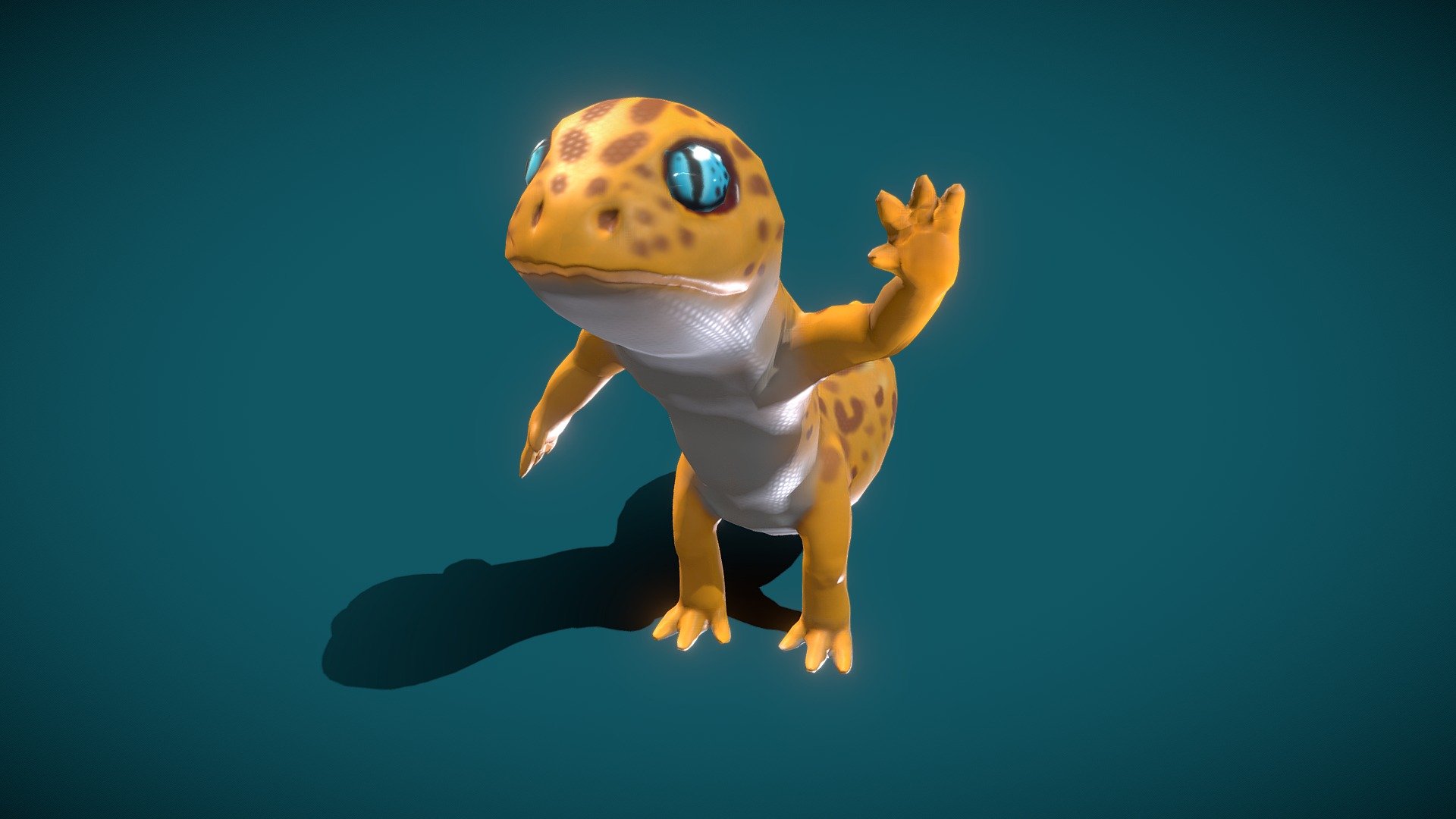 Original Geko - 3D model by Daniyal Umar (@TaughtBarrel) [8902788 ...