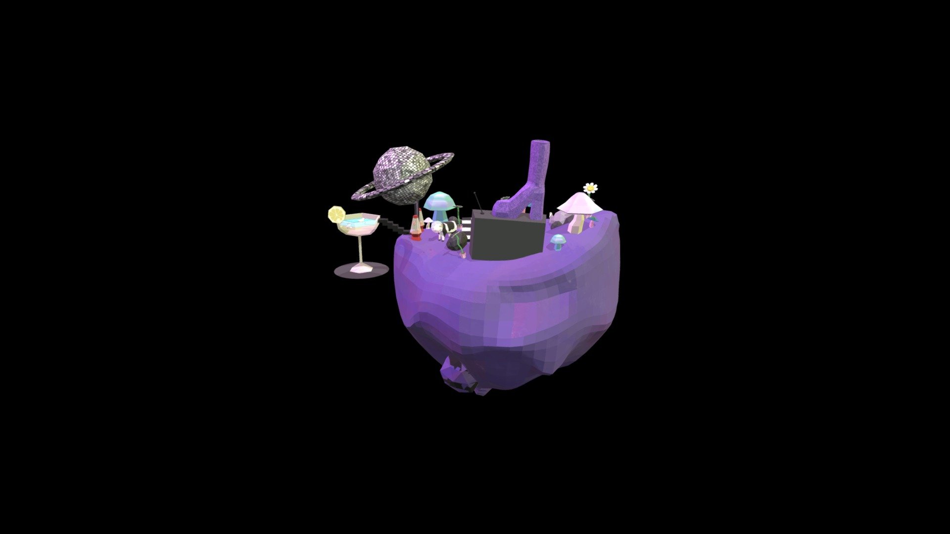 Disco Diorama - 3D model by LaCheetos (@anabel.hincapie446) [8903467 ...