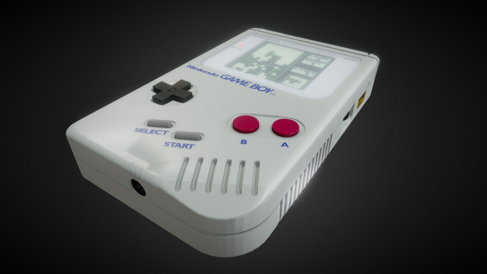 Game Boy Classic - 3D model by Hyperimus [8903971] - Sketchfab