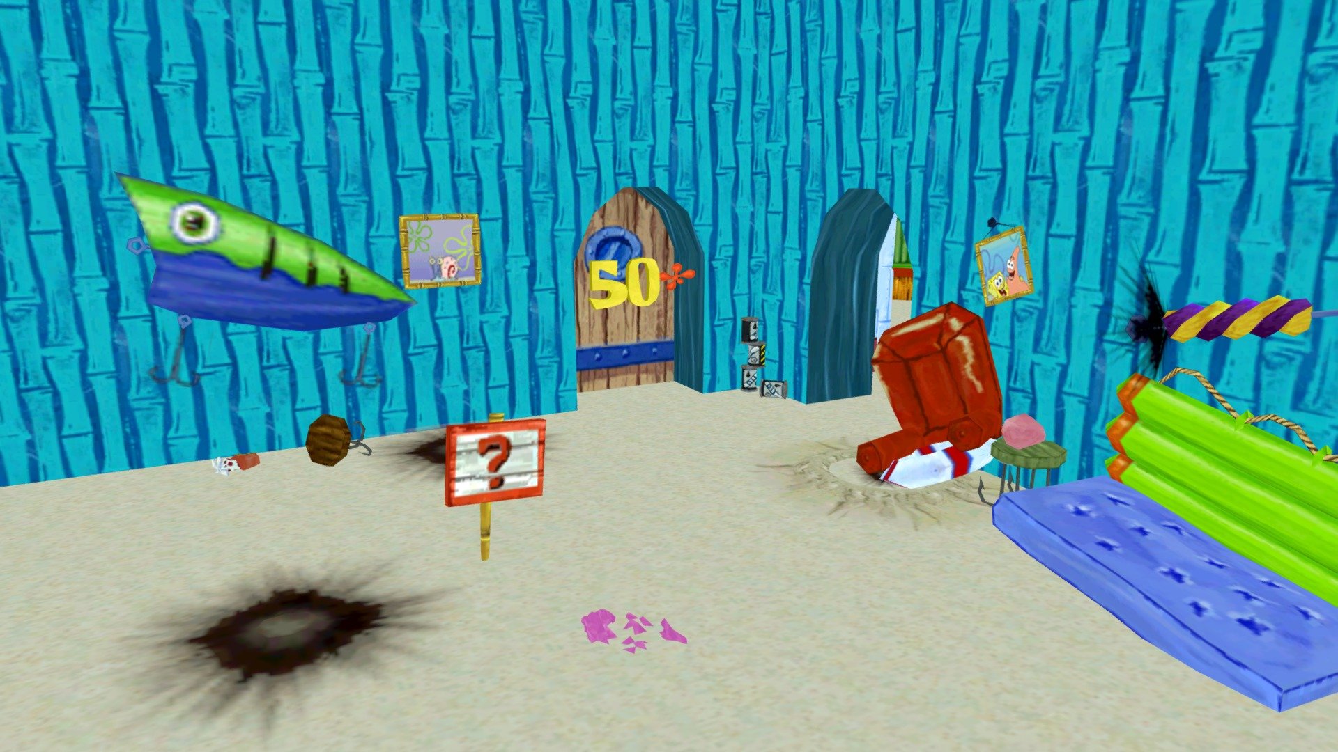 SpongeBob House BFBB (GameCube) Updated - 3D model by SMF Features ...