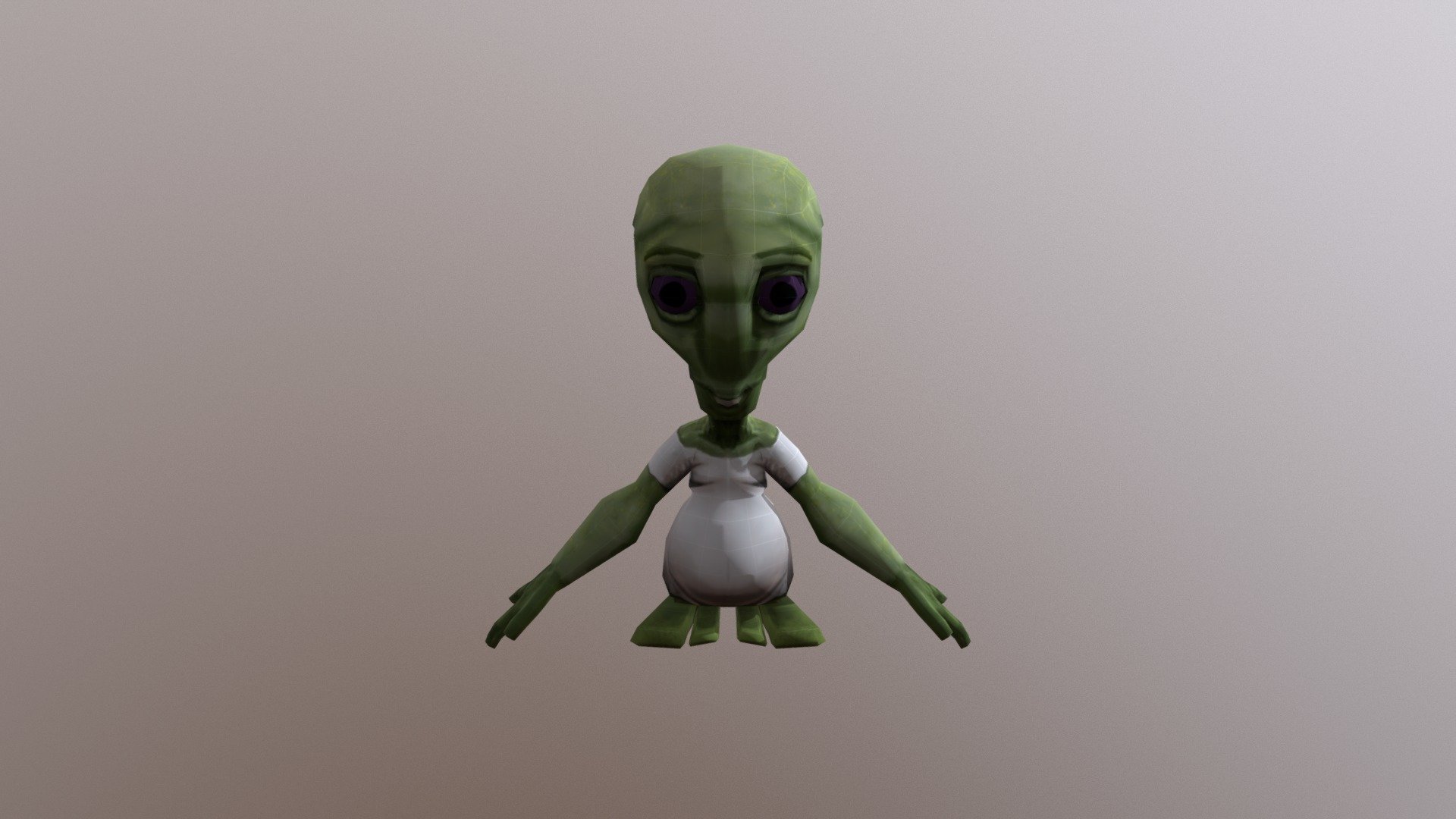 Green Alien - 3D model by hindianimationtutorials [890692d] - Sketchfab