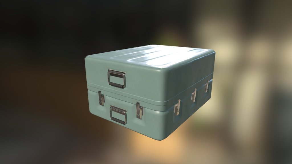 Metal case PBR - 3D model by olmopotums [8907369] - Sketchfab