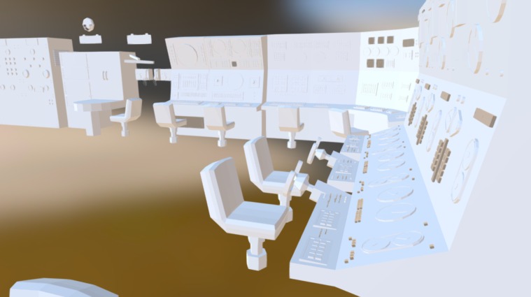 Command Room - Interior machines and furniture - 3D model by Doc ...