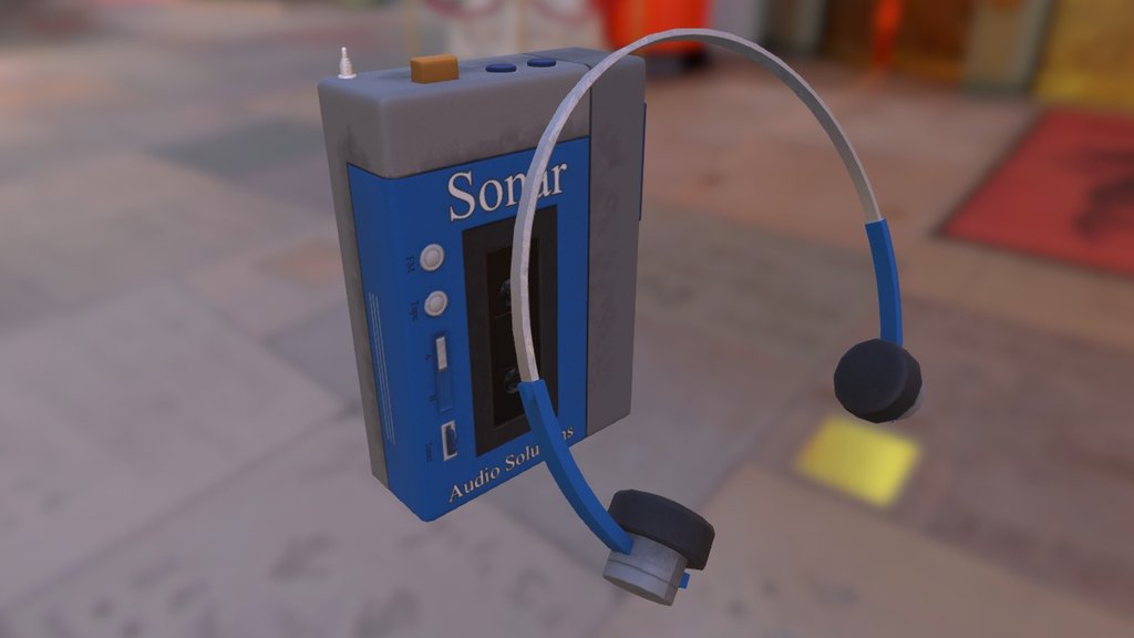 Walkman - 3D model by brojomaan [890b376] - Sketchfab