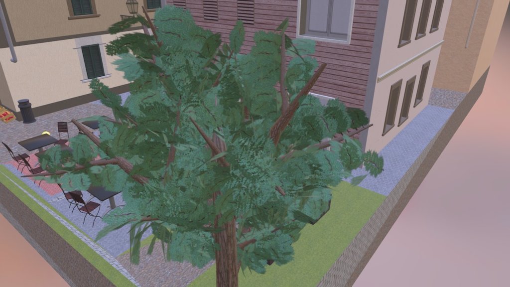 City Scene - 3D model by BramDewachter [890d45e] - Sketchfab