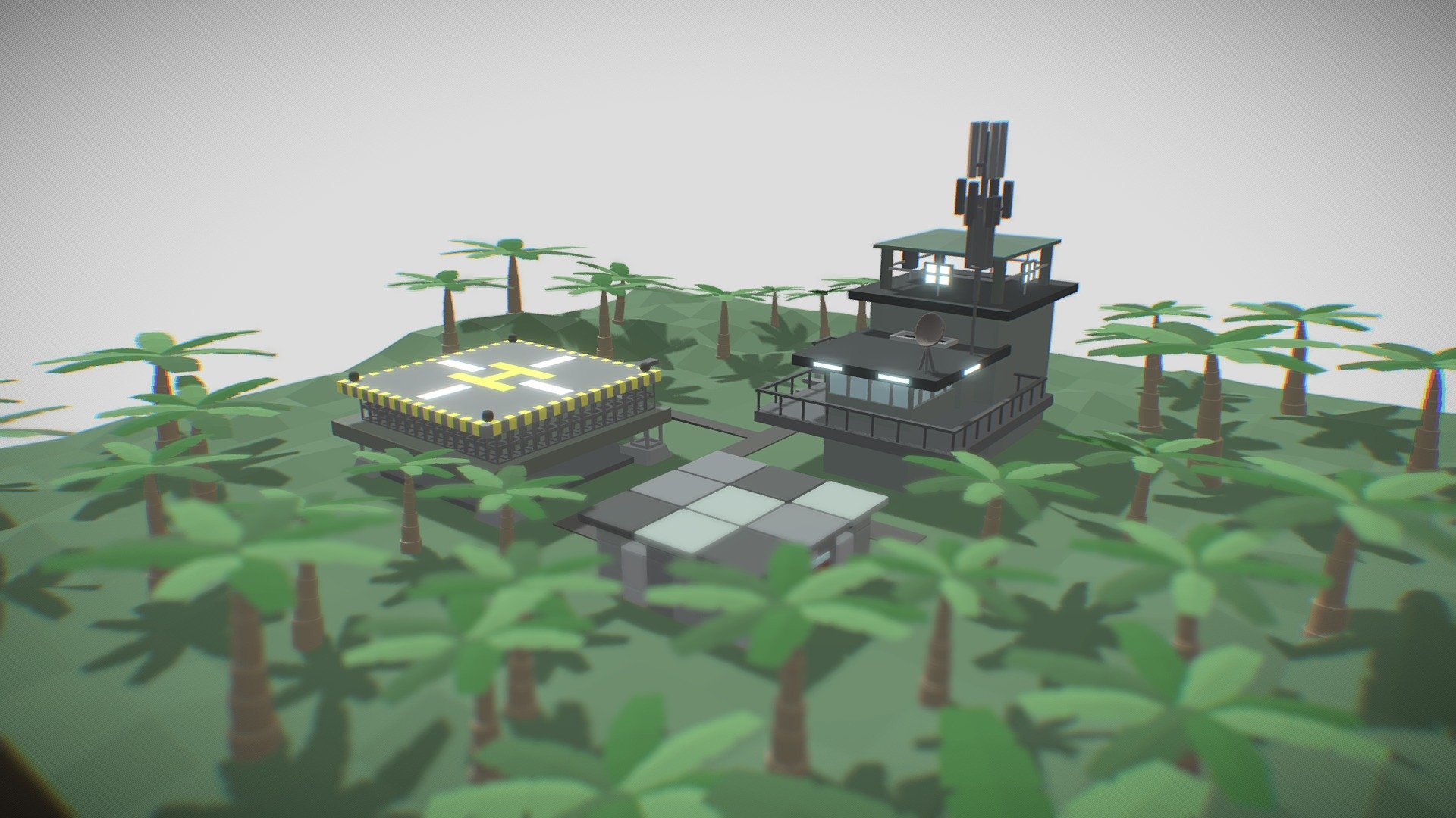 Jungle Outpost - Download Free 3D model by ElliotKing [890e172] - Sketchfab