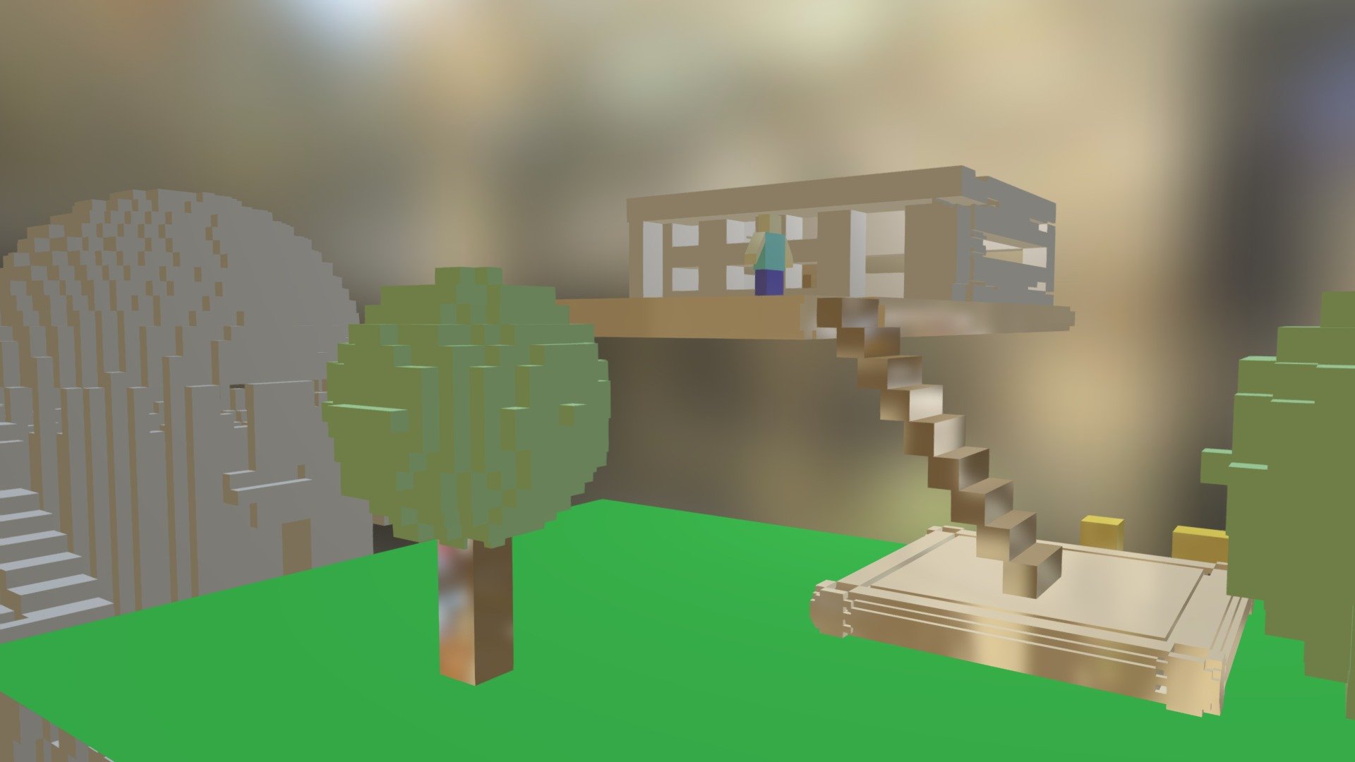 Tarea: Escenario tipo Minecraft. - 3D model by AxeelStuff! (@axeelstuff ...