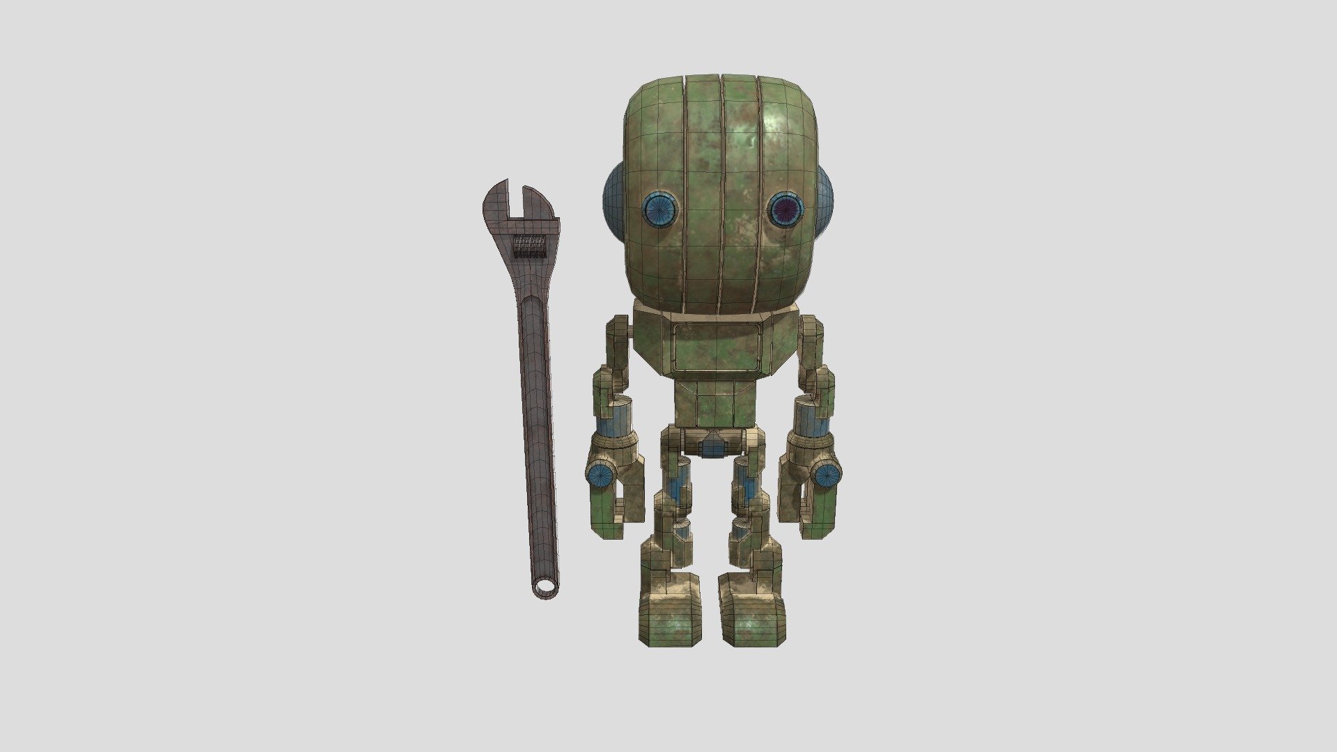 Rusty Robot - 3D model by kraken7788 [890e823] - Sketchfab