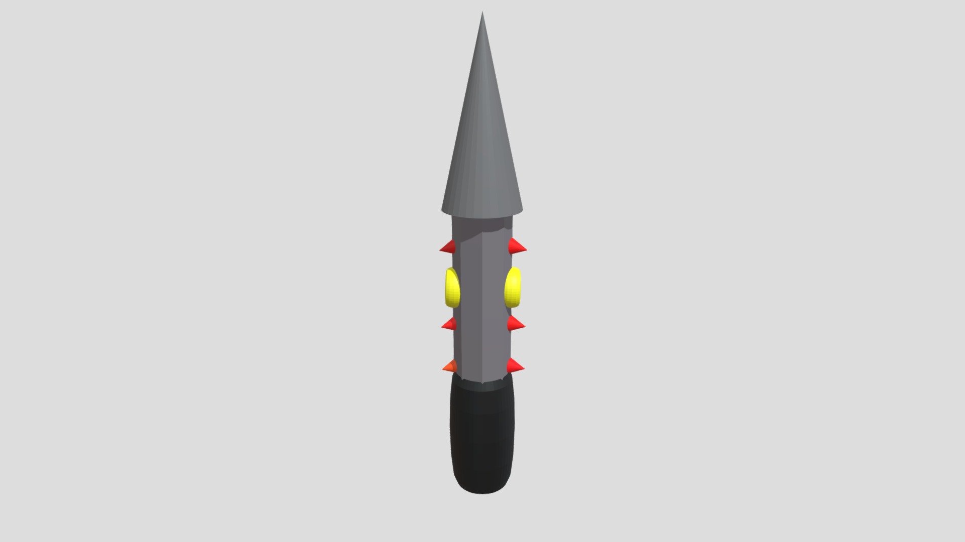 Rocket - Download Free 3D model by lsnfa (@thenix641) [890fc40] - Sketchfab