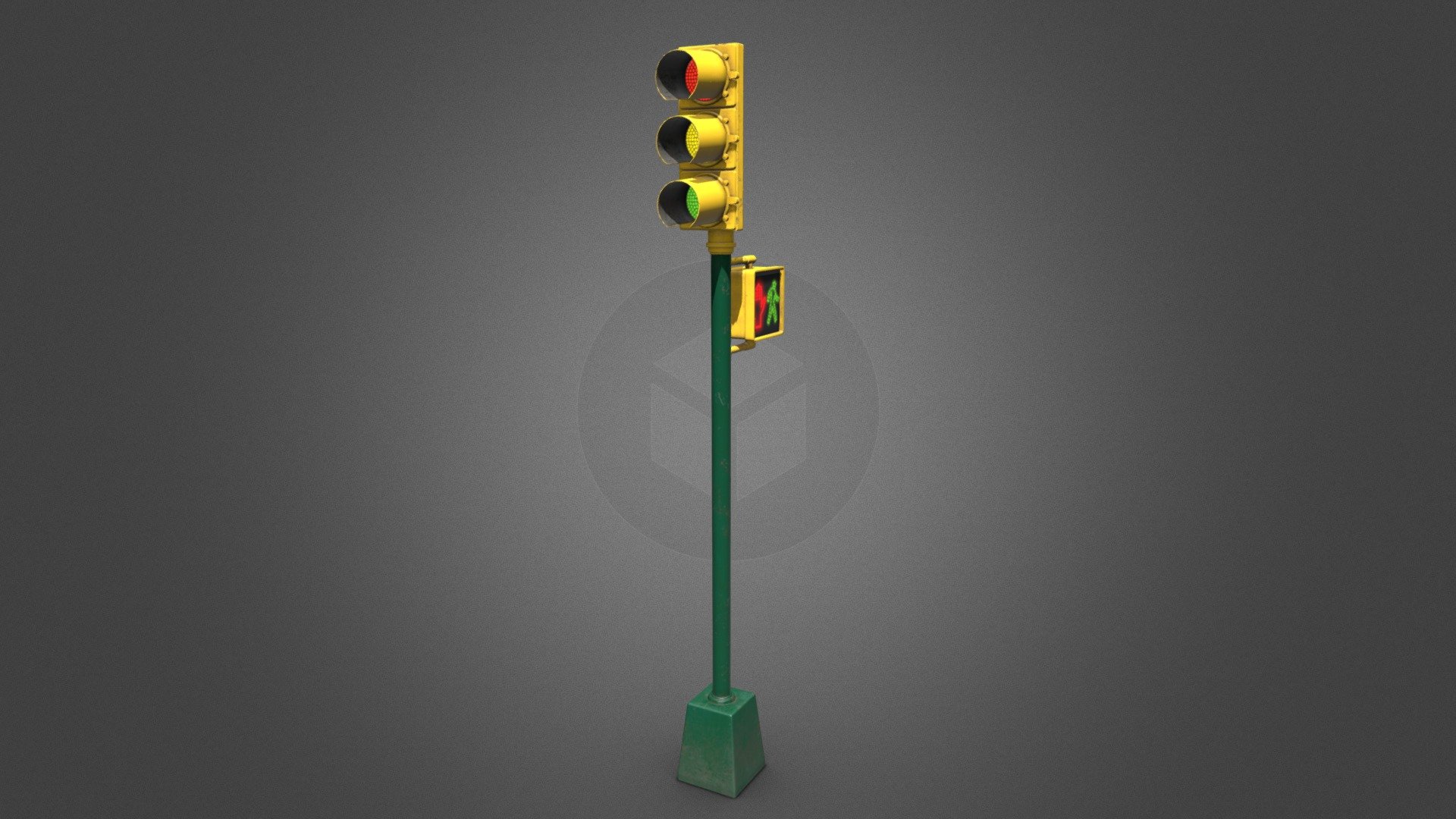 Traffic Light - Buy Royalty Free 3D model by Ringtail Studios ...