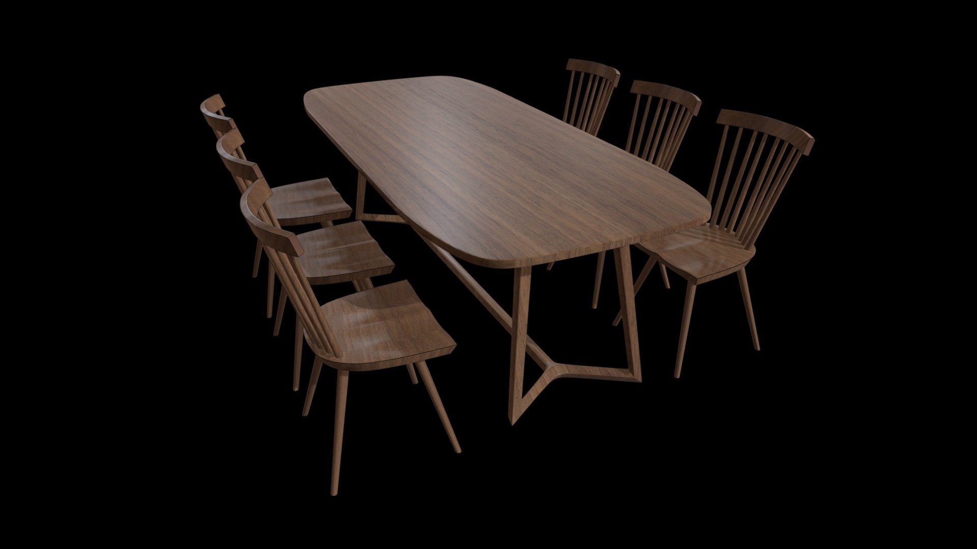 Dinner table V.001 - Download Free 3D model by Kiem Truong (@kiemtruong ...