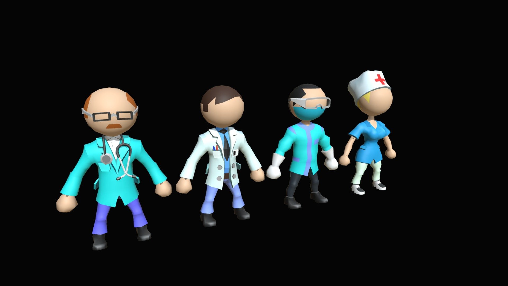 HospitalScene_00 - 3D model by CC (@ccsf) [8911466] - Sketchfab