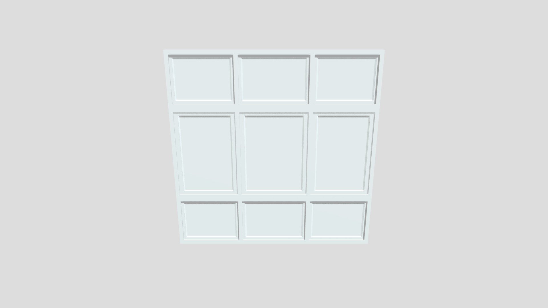 Window Multiple Glass Panels - Download Free 3D model by VisuTech ...