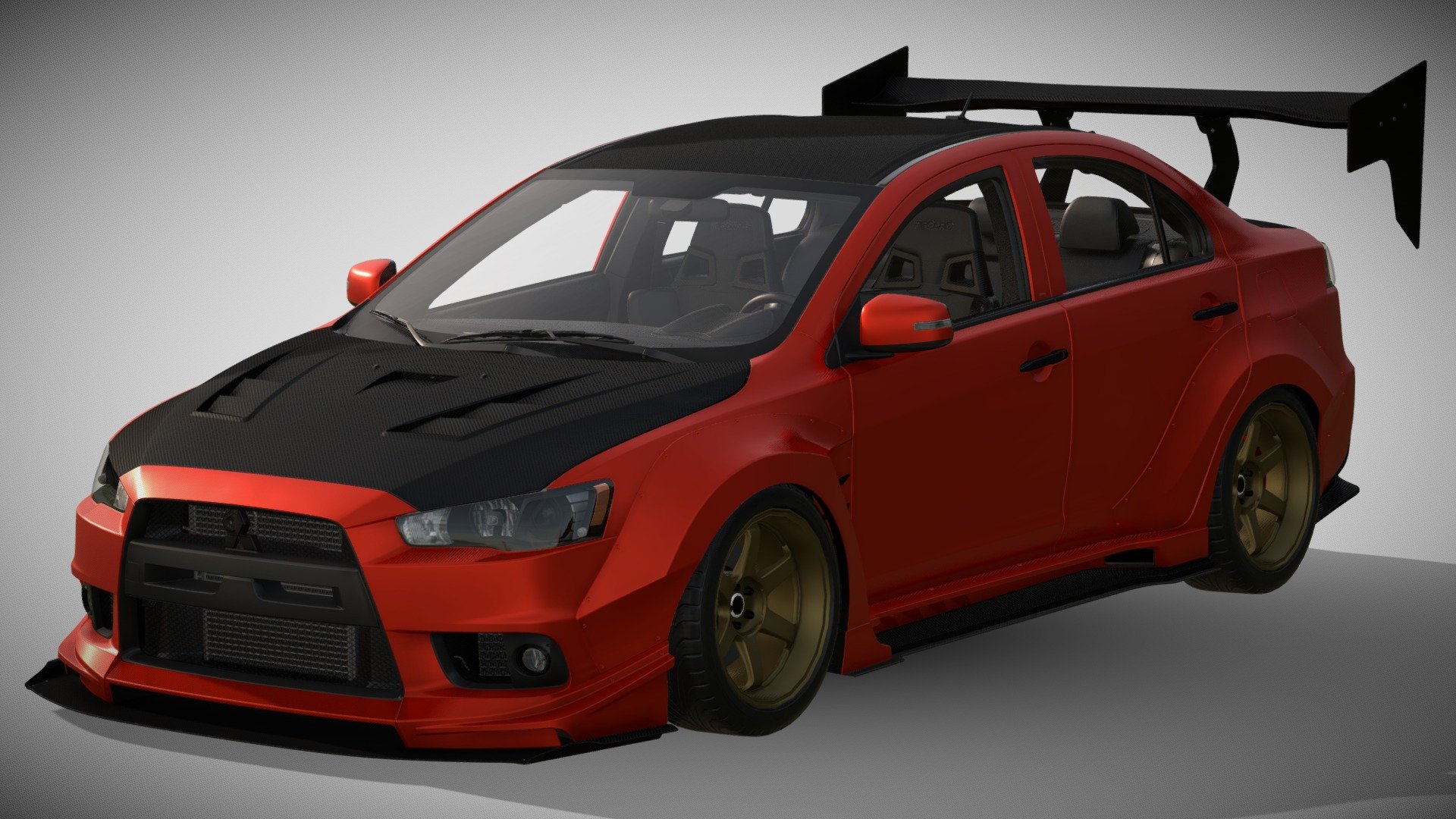 2018 Kevmannz Full Kit Lancer Evo X - Download Free 3D model by Ddiaz ...