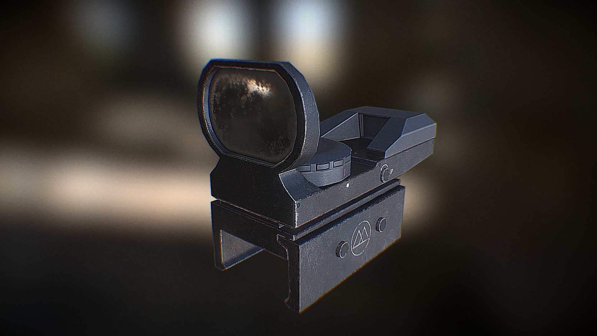 Tactical Reflex Red Dot Scope - 3D model by davomora [8913c7f] - Sketchfab