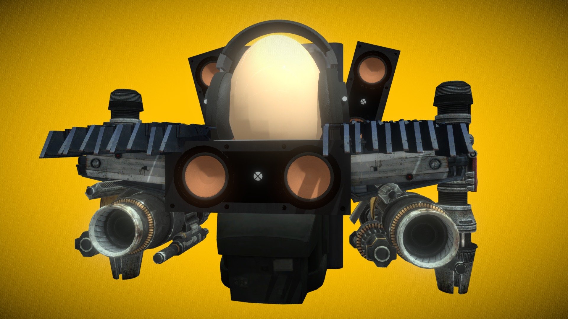 Laser Jetpack Egg Toilet - Download Free 3D model by Elite Big ...