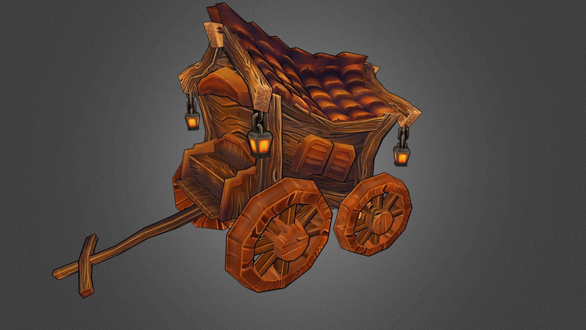 Cart - 3D model by robindao [89158c3] - Sketchfab