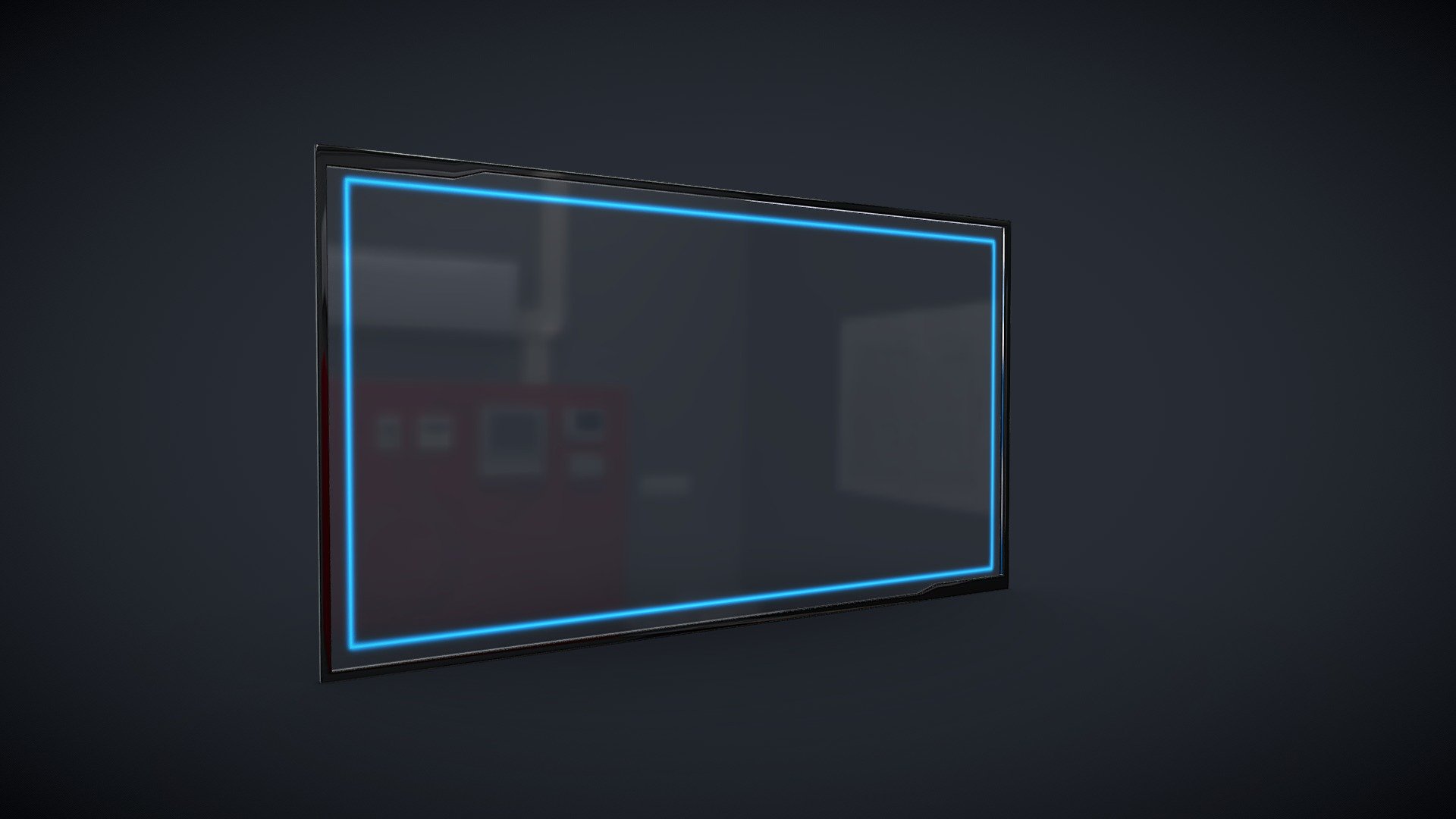 future_tv_002_black - 3D model by 3polies [8917f20] - Sketchfab