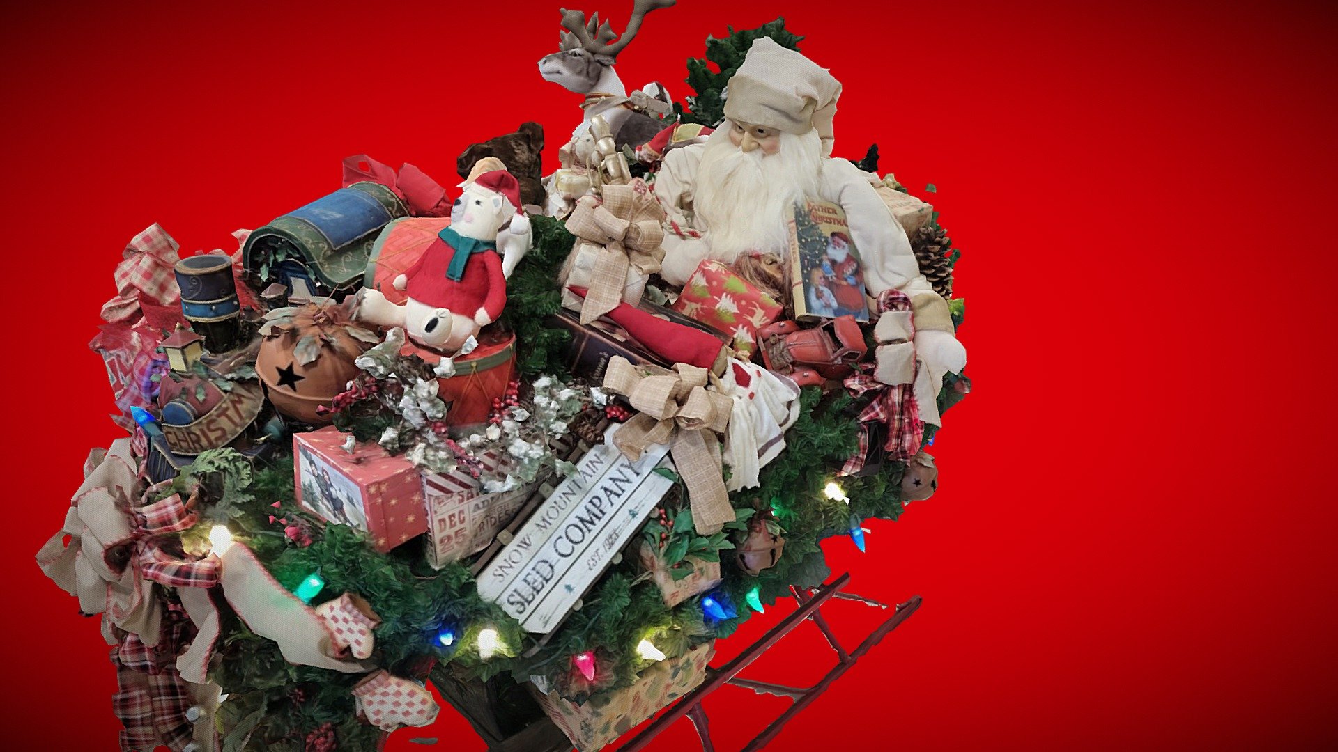 Clean Santa Sleigh 3D - Buy Royalty Free 3D model by OVERSIGHT ...