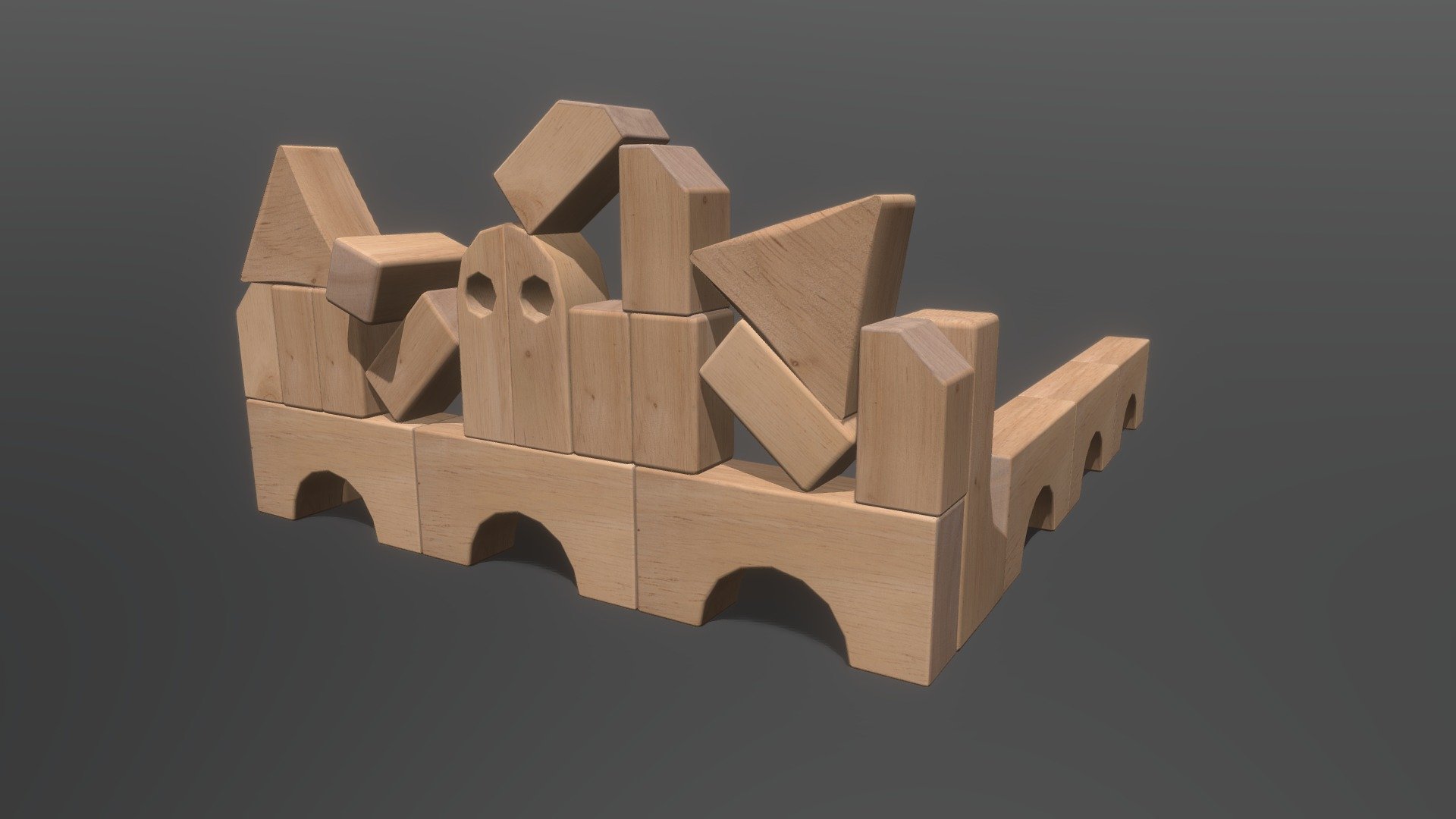 Building Block Building - Download Free 3D model by ehockett [8919d20 ...