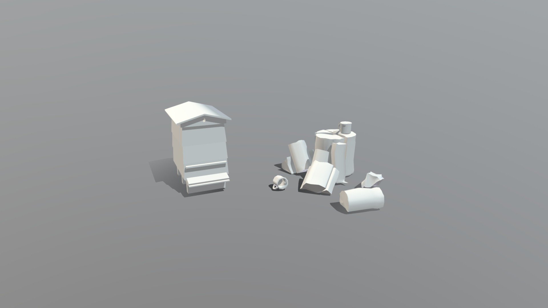 Eco House - 3 Simple Props - 3D model by LeontinaMorkovska [891dd0f ...