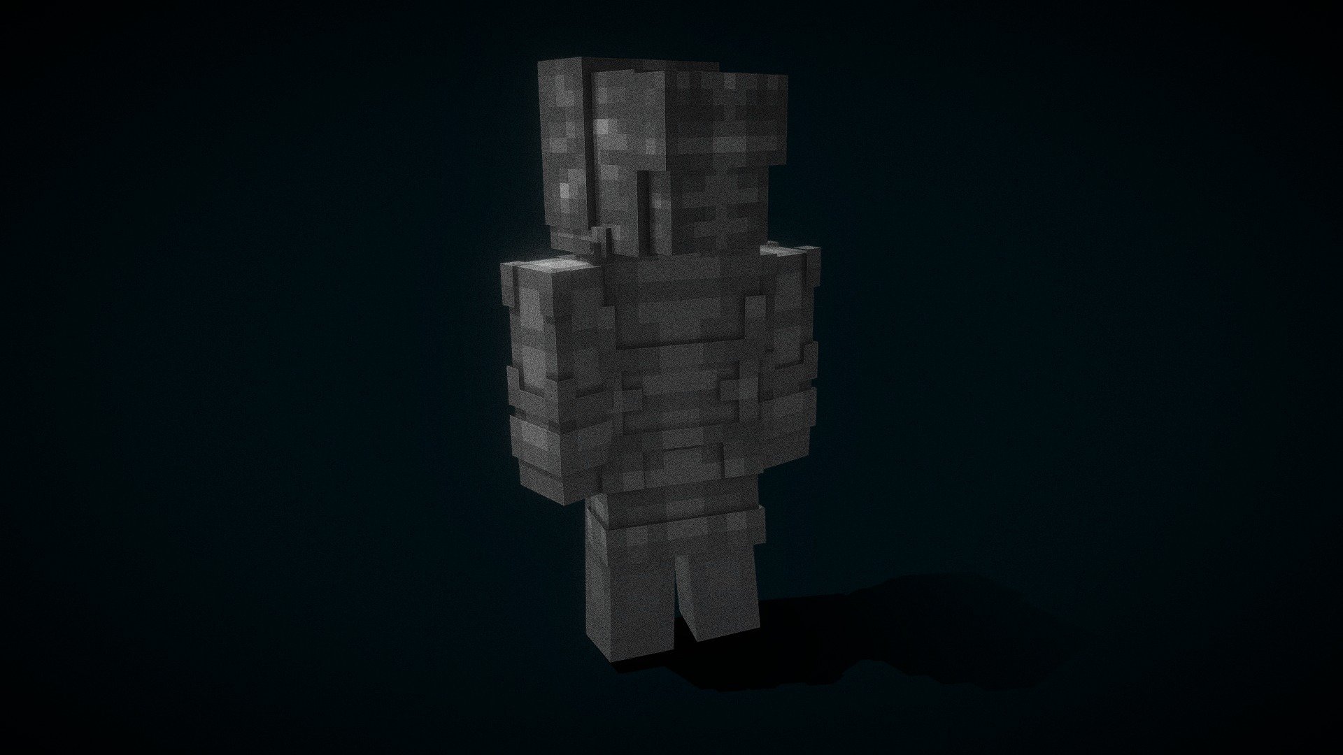 TVman but blocky as hell - 3D model by Dark Speakerman ...