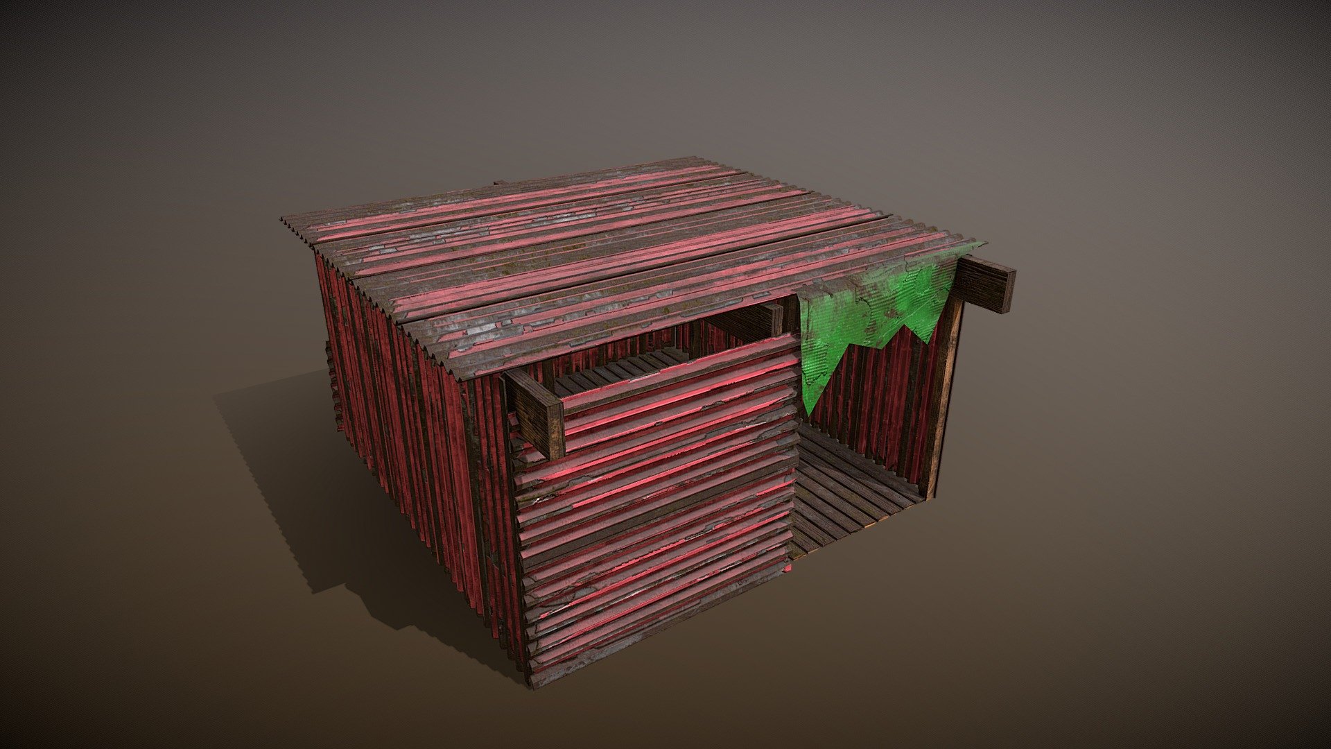 Post Apo Shelter Var 1 - Buy Royalty Free 3D model by Thunder ...