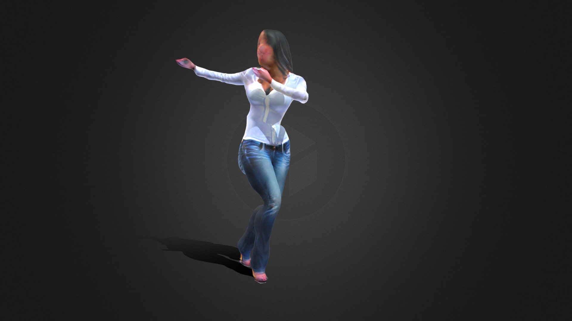 Woman Ebonny Brazilian - Samba Dancing - Download Free 3D model by ...