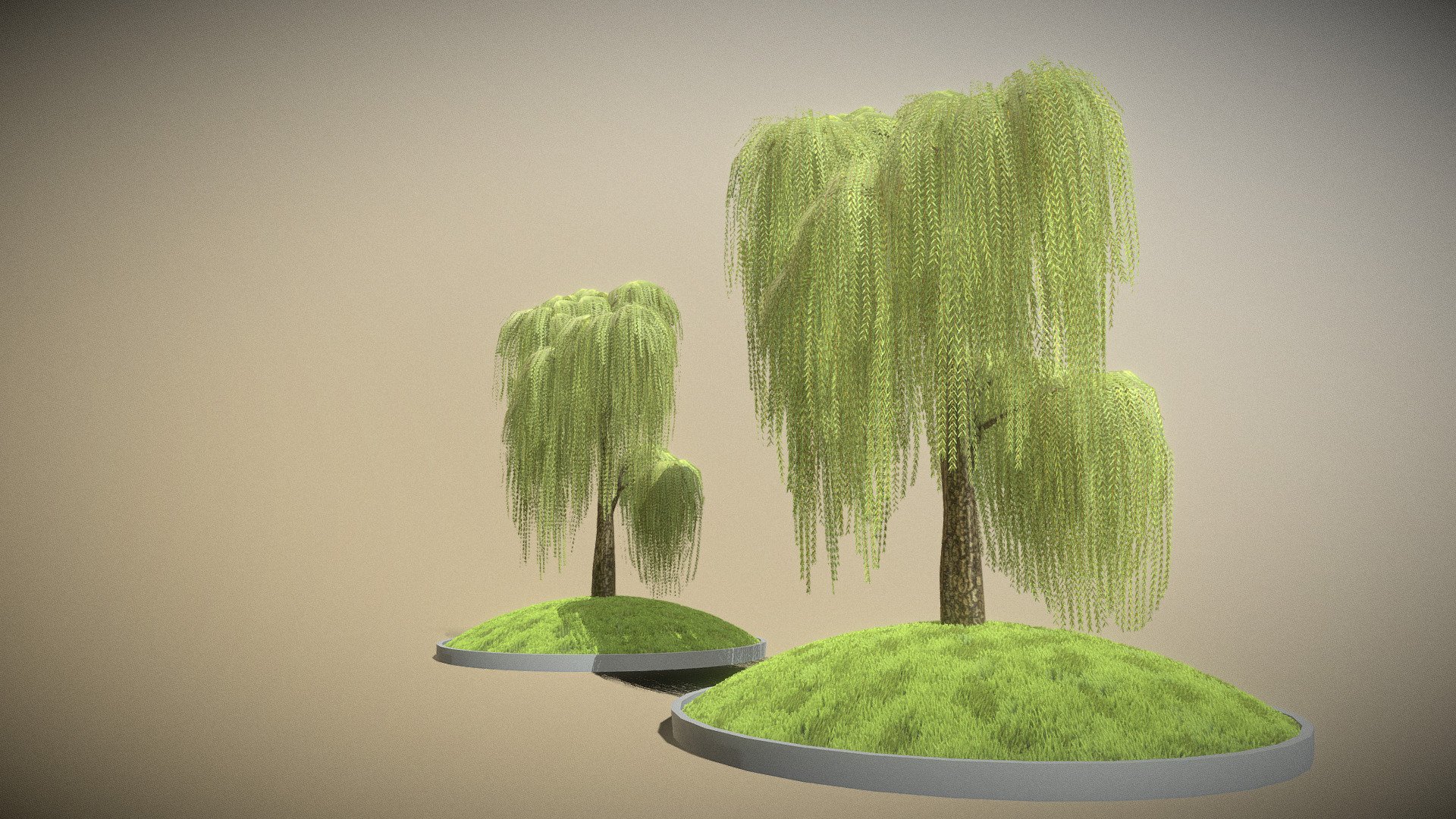 Low-Poly Silver Willow Version 4 - Buy Royalty Free 3D model by VIS-All ...