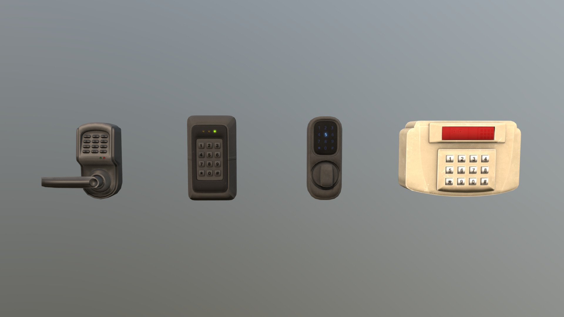 Low Poly Locks Pack - Buy Royalty Free 3D model by aaanimators [89248da ...