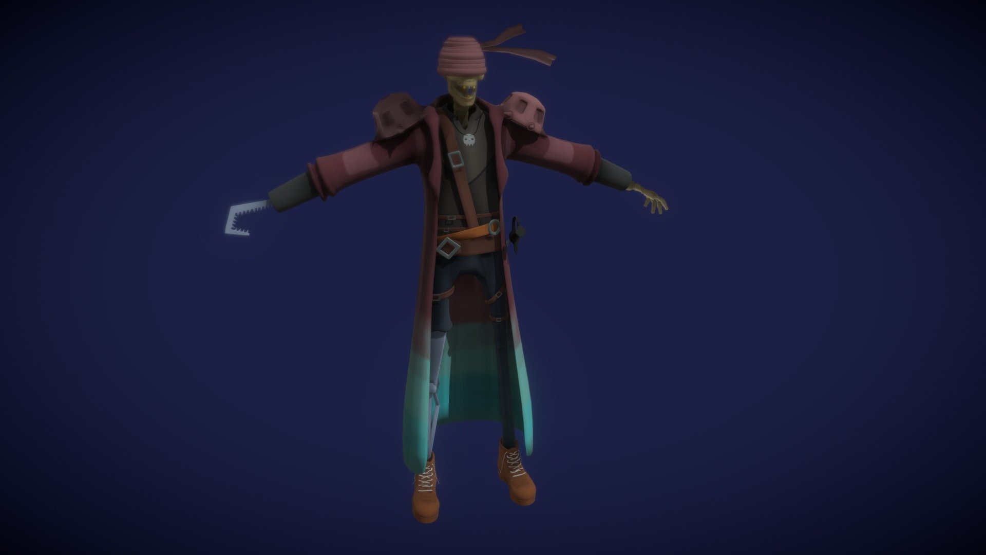 skeleton pirate - Download Free 3D model by Rached.Abdelkhalek [8927b09 ...