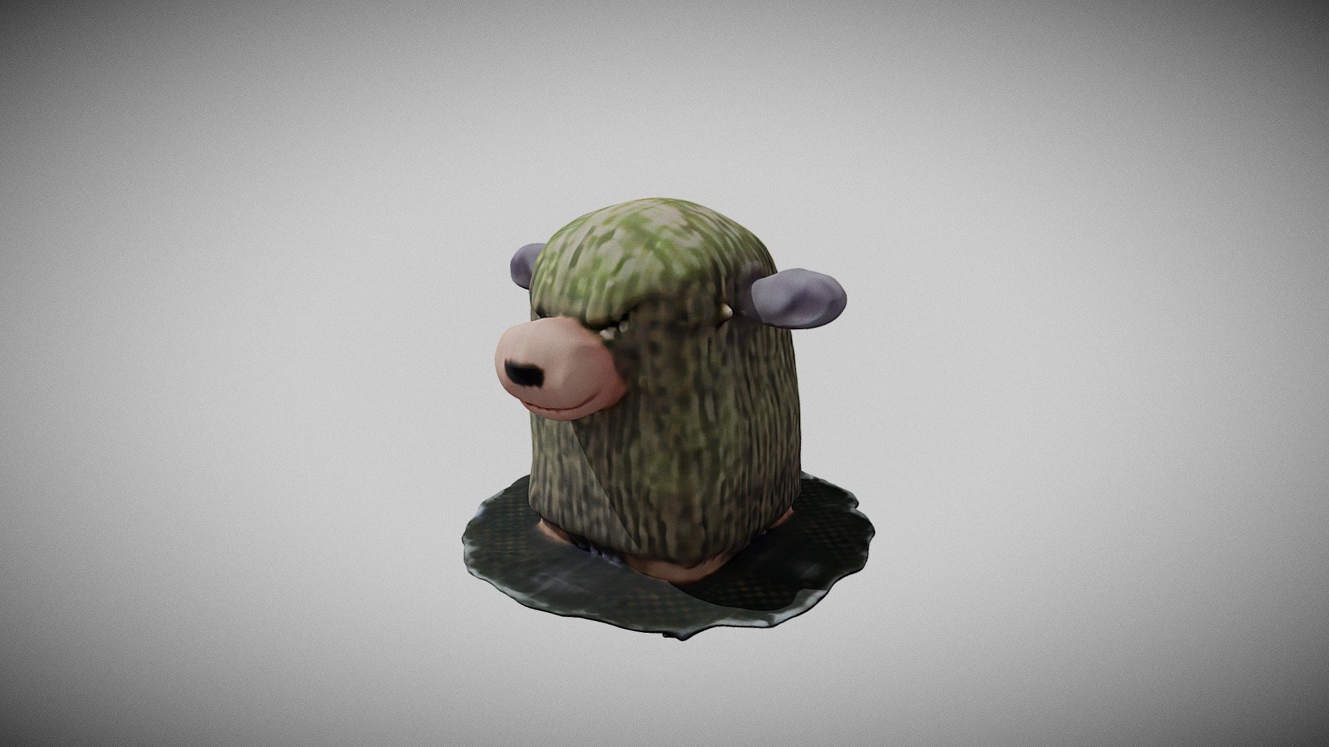 Big Sheep With Lot Of Wool - version 2 - Download Free 3D model by ...