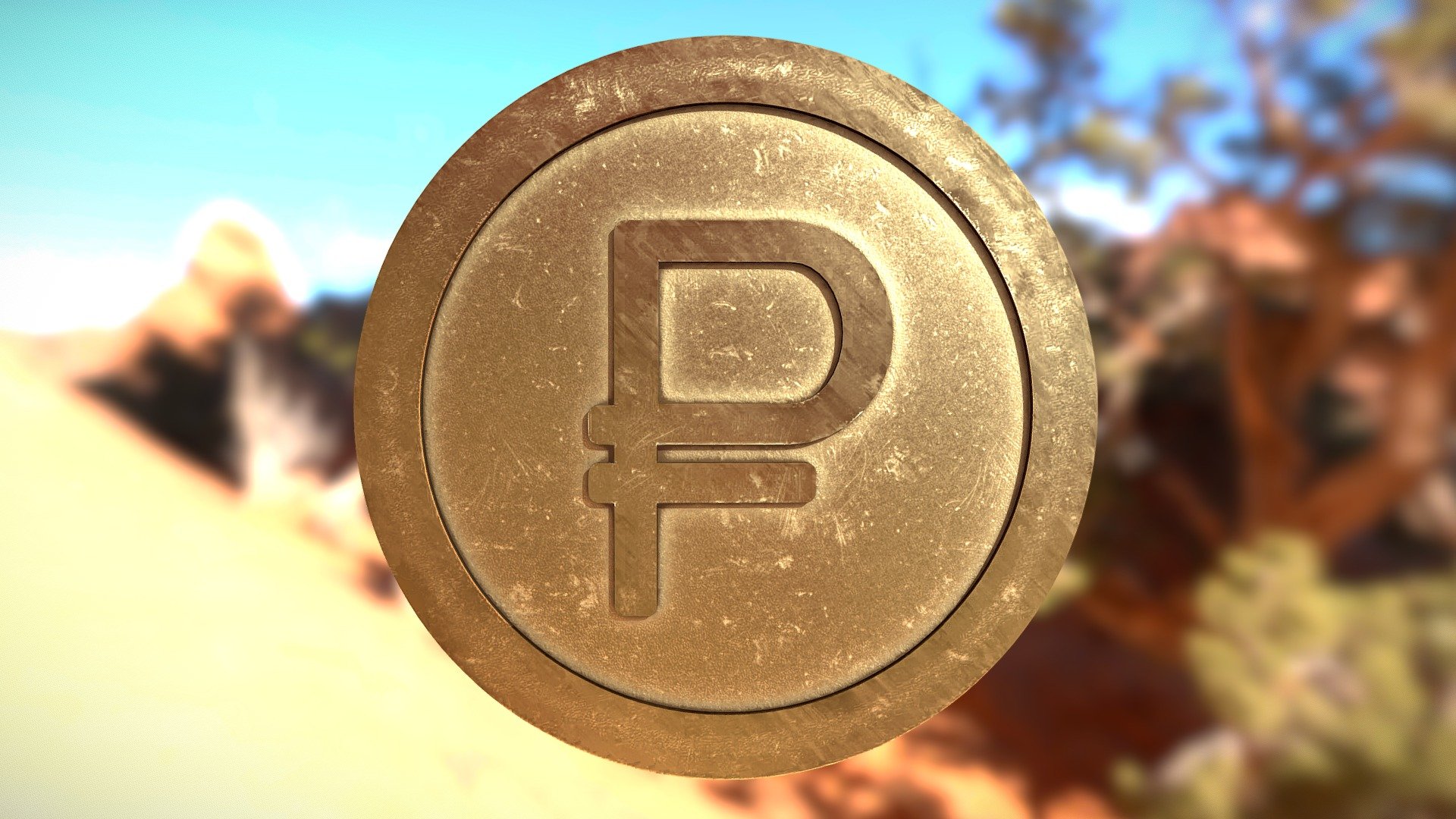 Ruble Coin - 3D model by AnshiNoWara [892badb] - Sketchfab